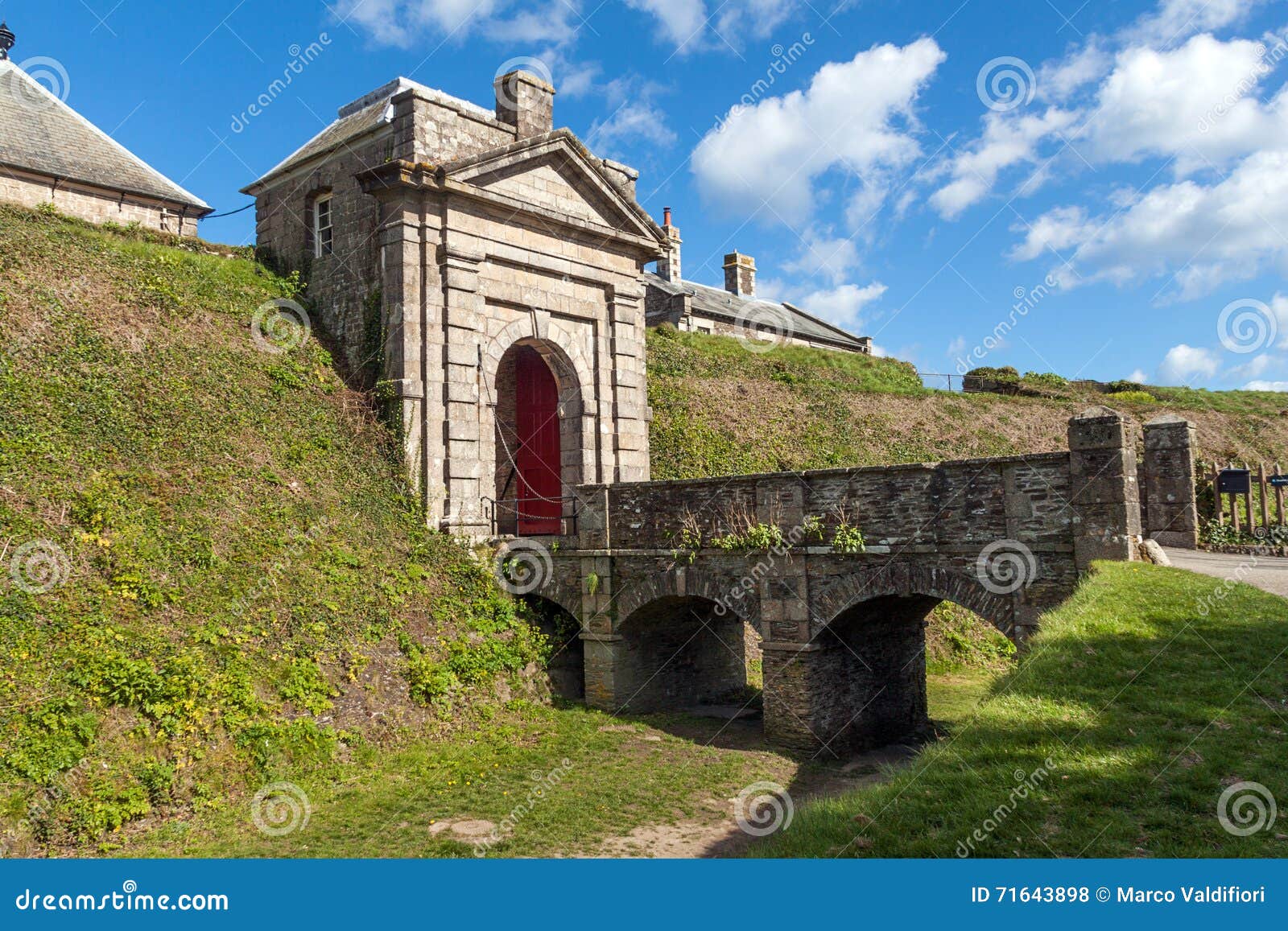 Pendennis Castle stock photo. Image of turret, tourism - 71643898