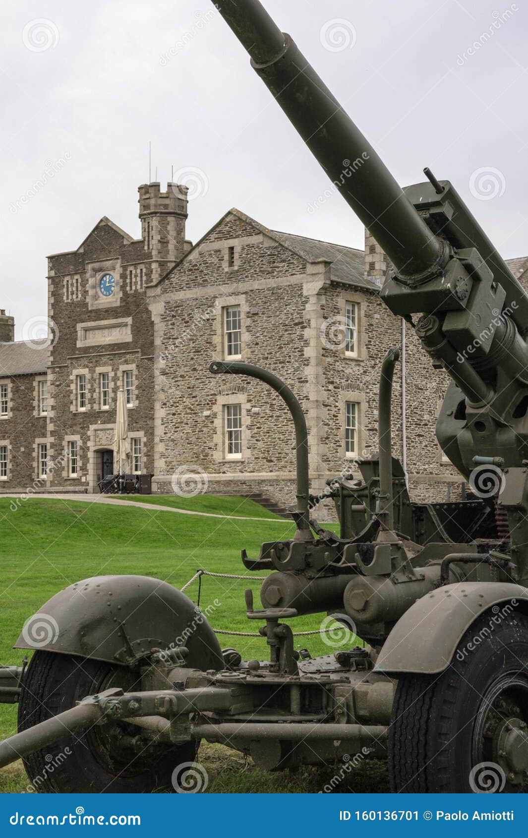Pendennis castle stock image. Image of shoreline, heritage - 160136701