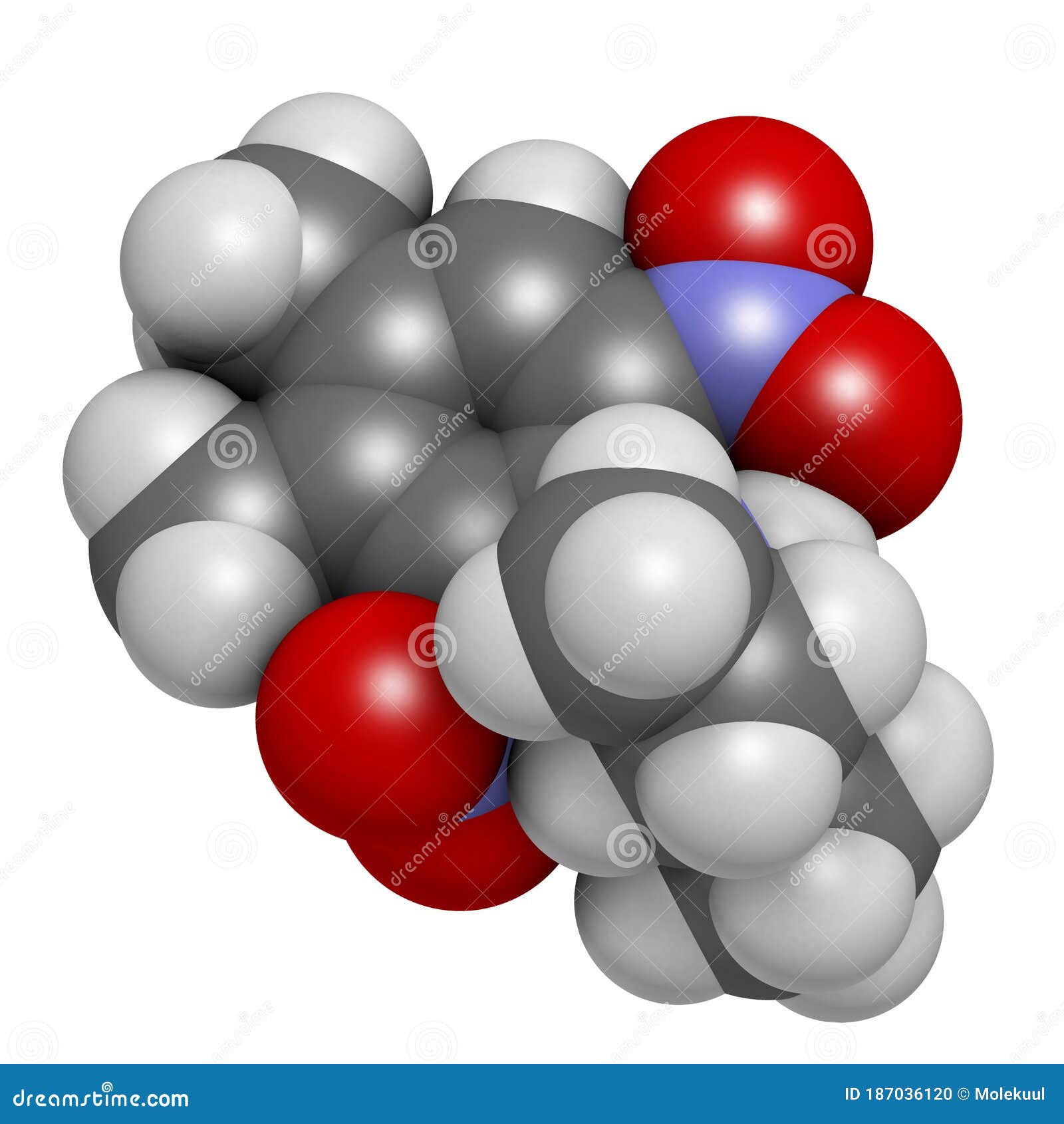 Pendimethalin Herbicide Molecule. Skeletal Formula. Stock Photography ...