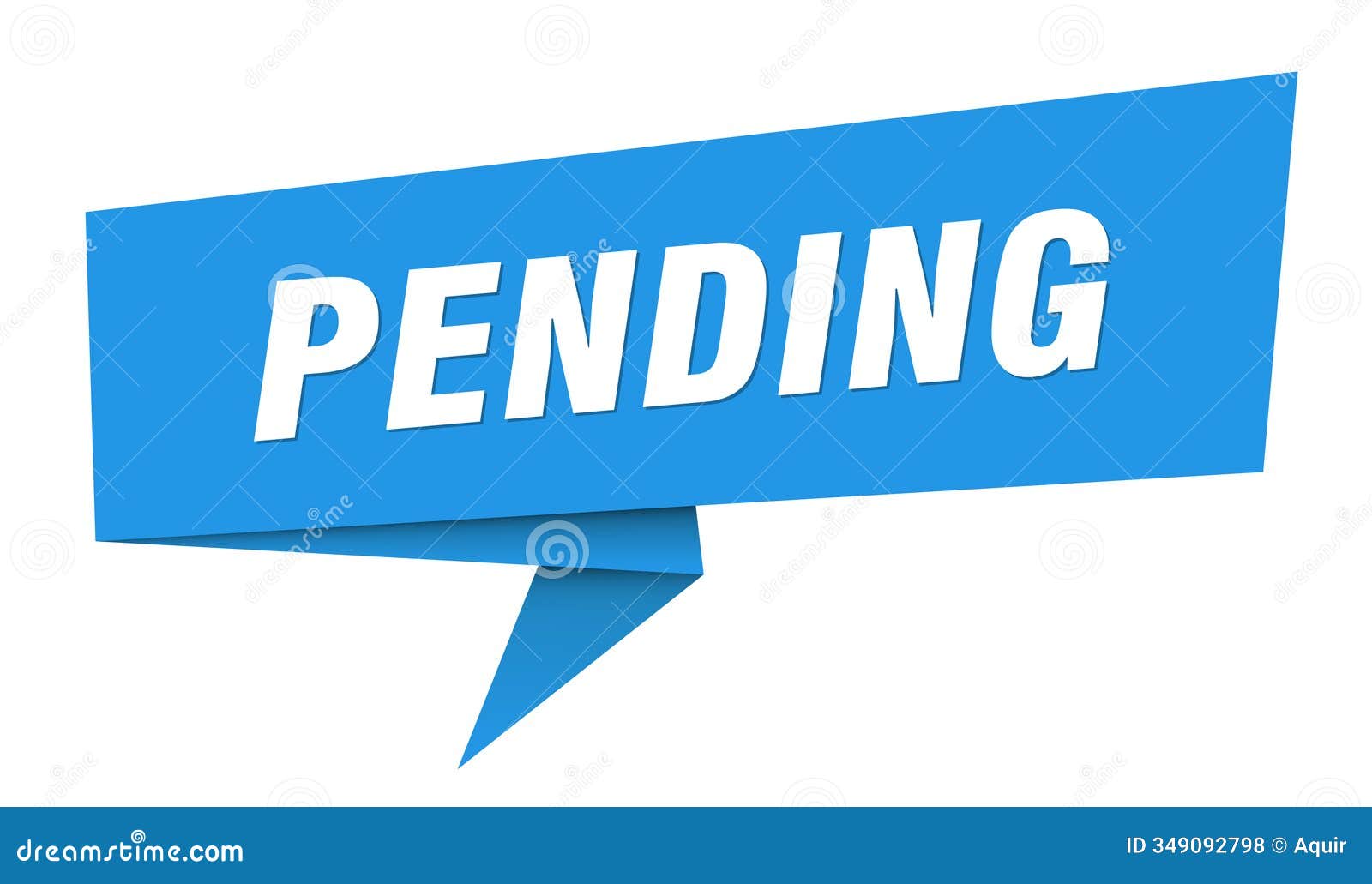 Pending Banner. Pending Speech Bubble, Label, Sticker, Sign Template ...
