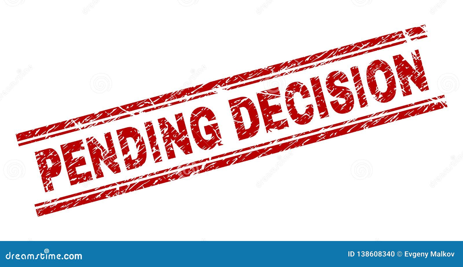 Grunge Textured PENDING DECISION Stamp Seal Stock Vector - Illustration ...