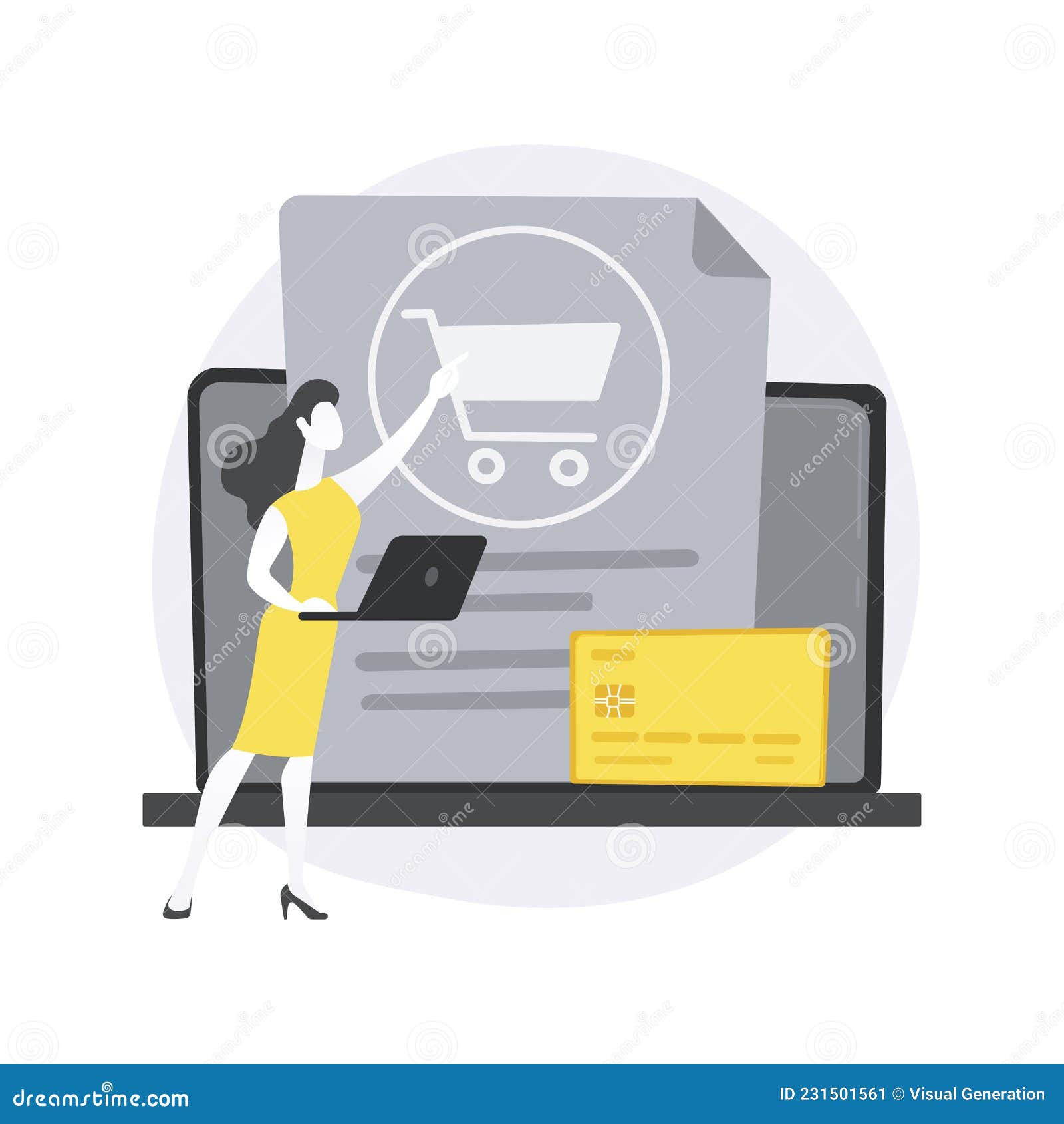 Pending Payment Abstract Concept Vector Illustration. Stock Vector ...
