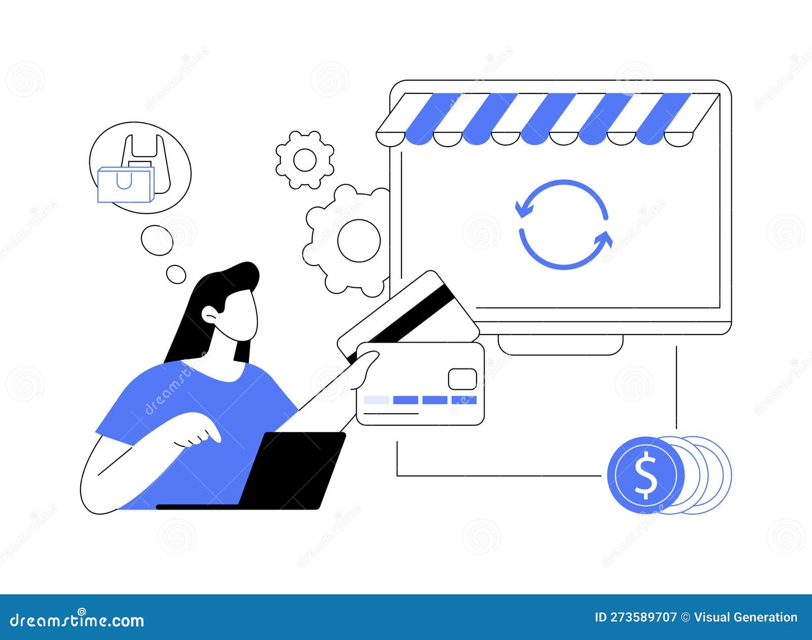 Pending Payment Abstract Concept Vector Illustration. Stock Vector ...