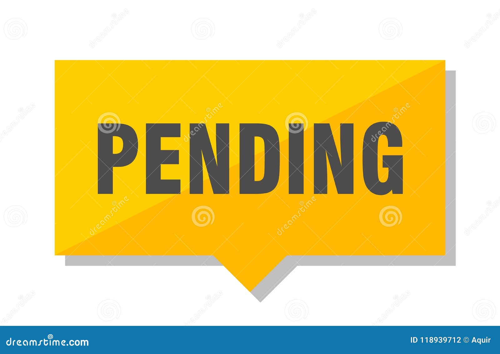 Pending Price Tag Vector Illustration | CartoonDealer.com #118939712