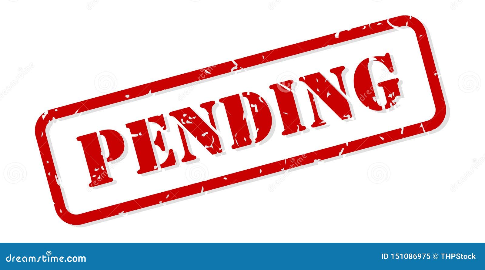 Pending Rubber Stamp Vector Stock Vector - Illustration of pending ...
