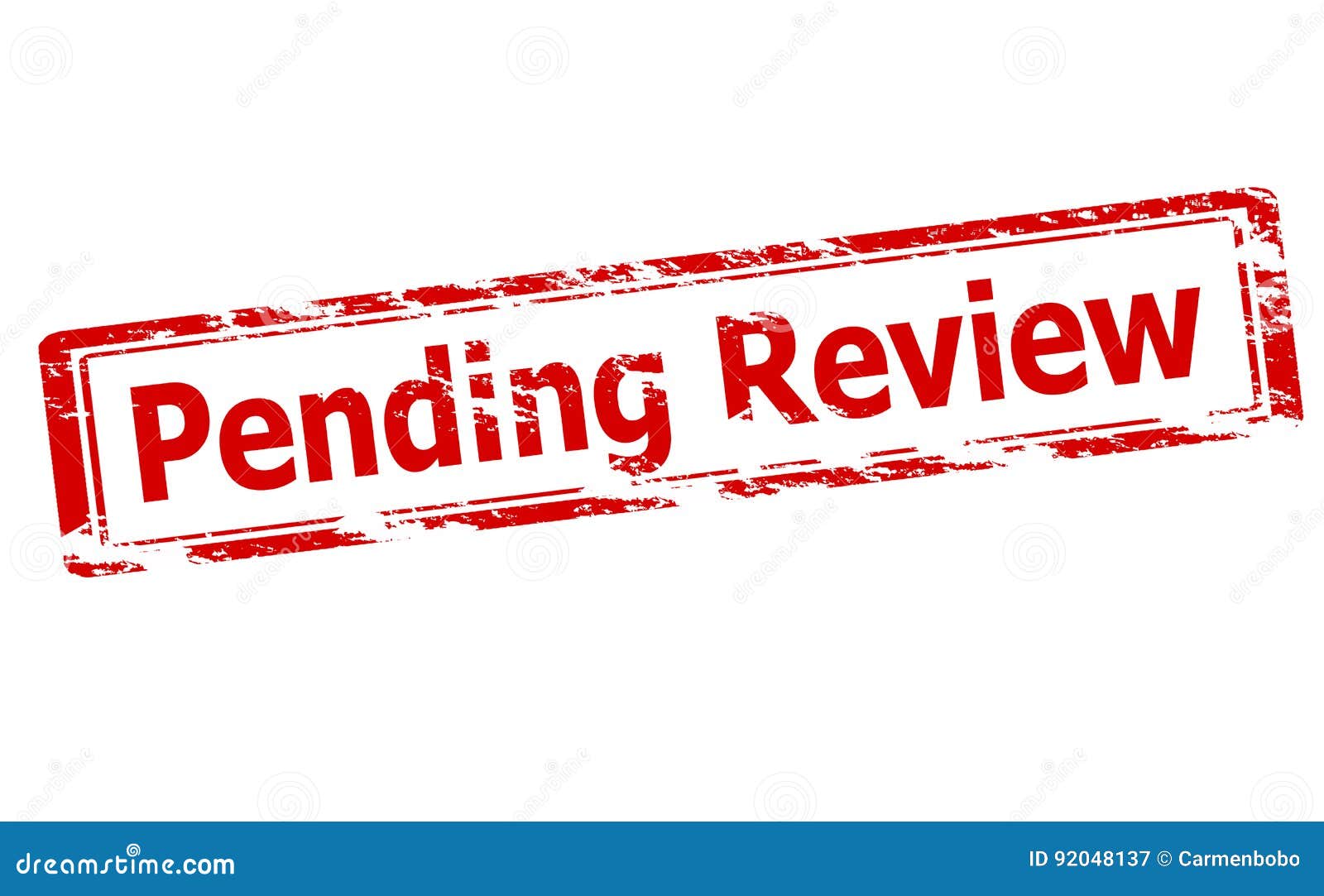Pending review stock illustration. Illustration of text - 92048137
