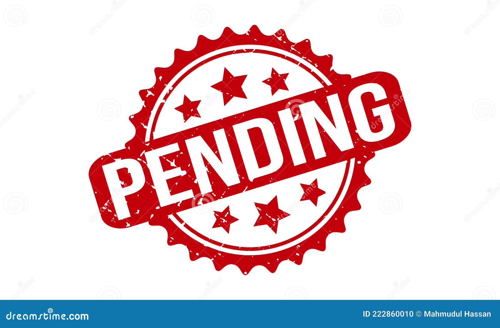 Pending Rubber Stamp. Red Pending Rubber Grunge Stamp Seal Vector Illustration - Vector Stock ...