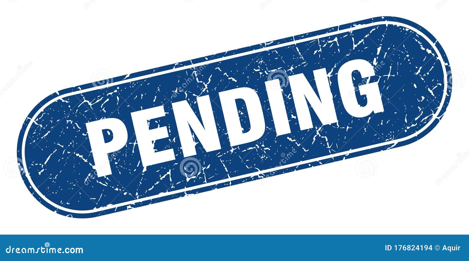 Pending Sign. Pending Grunge Stamp Stock Vector - Illustration of ...