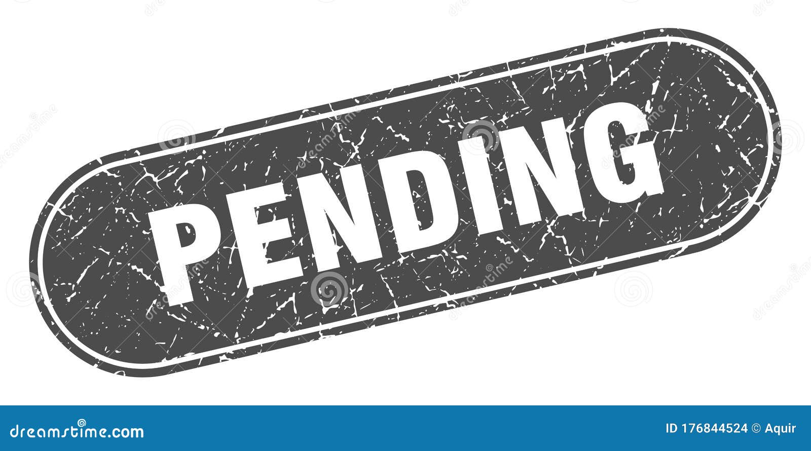 Pending Sign. Pending Grunge Stamp Stock Vector - Illustration of badge ...