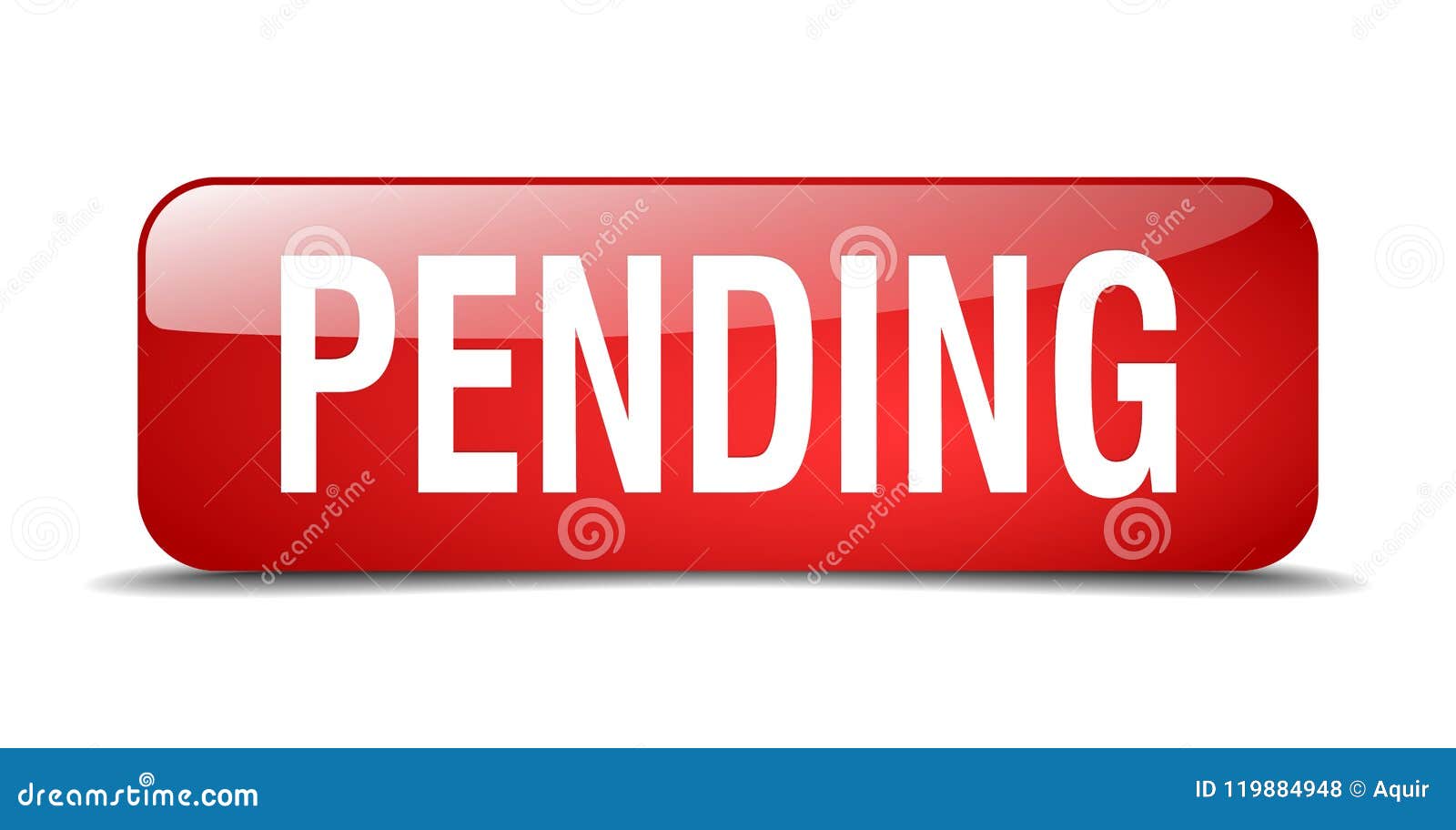 Pending button stock vector. Illustration of banner - 119884948