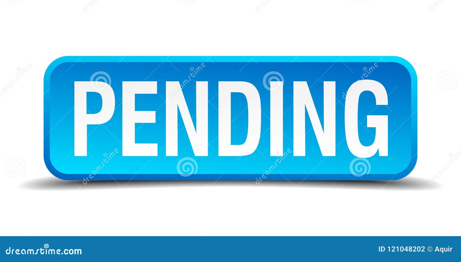 Pending button stock vector. Illustration of banner - 121048202