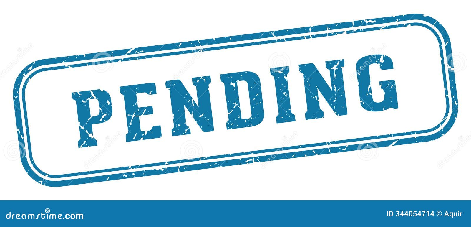 Pending Stamp Cartoon Vector | CartoonDealer.com #360709793