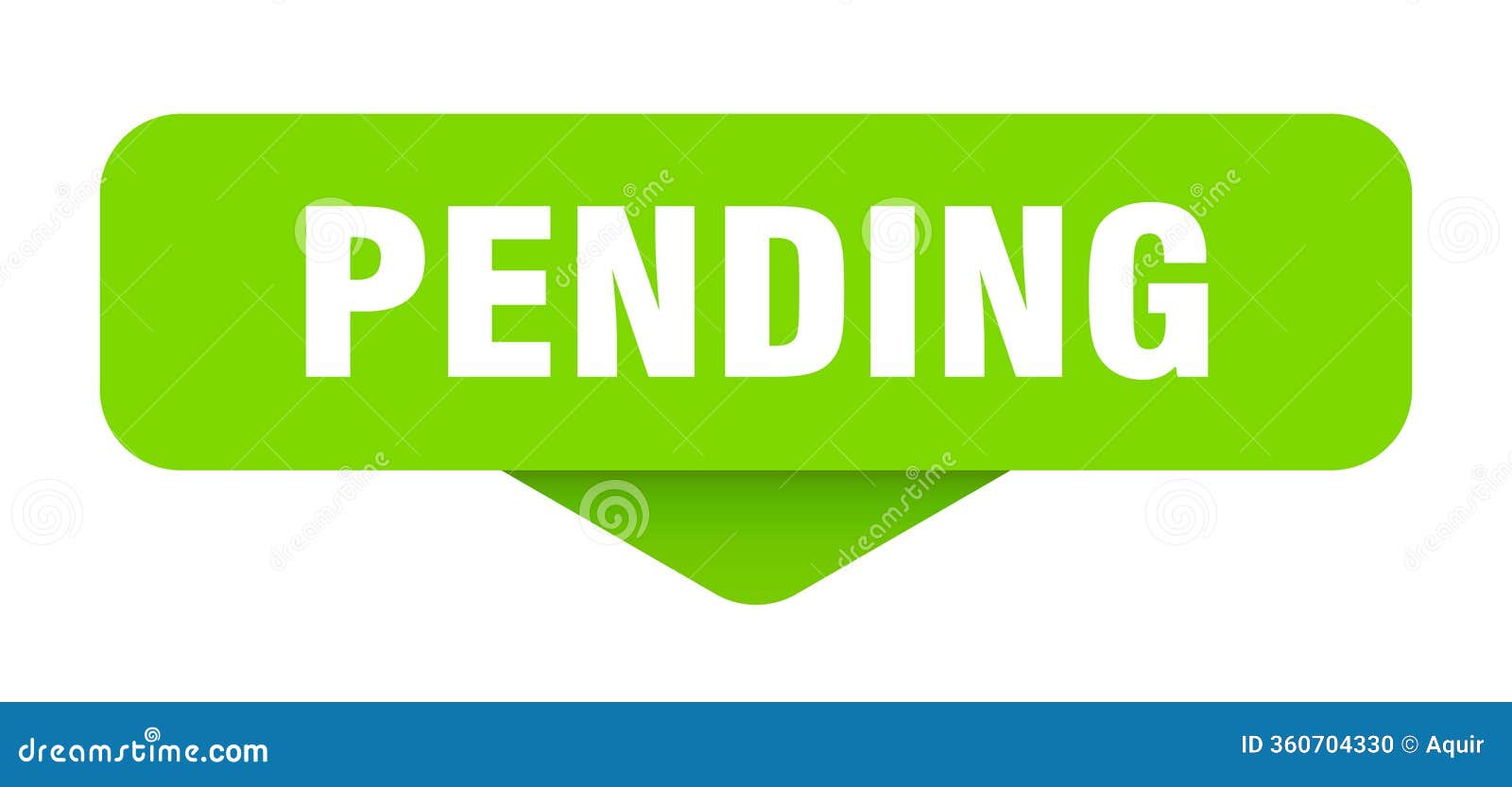 Pending Sticker. Pending Sign On Transparent Background Cartoon Vector ...