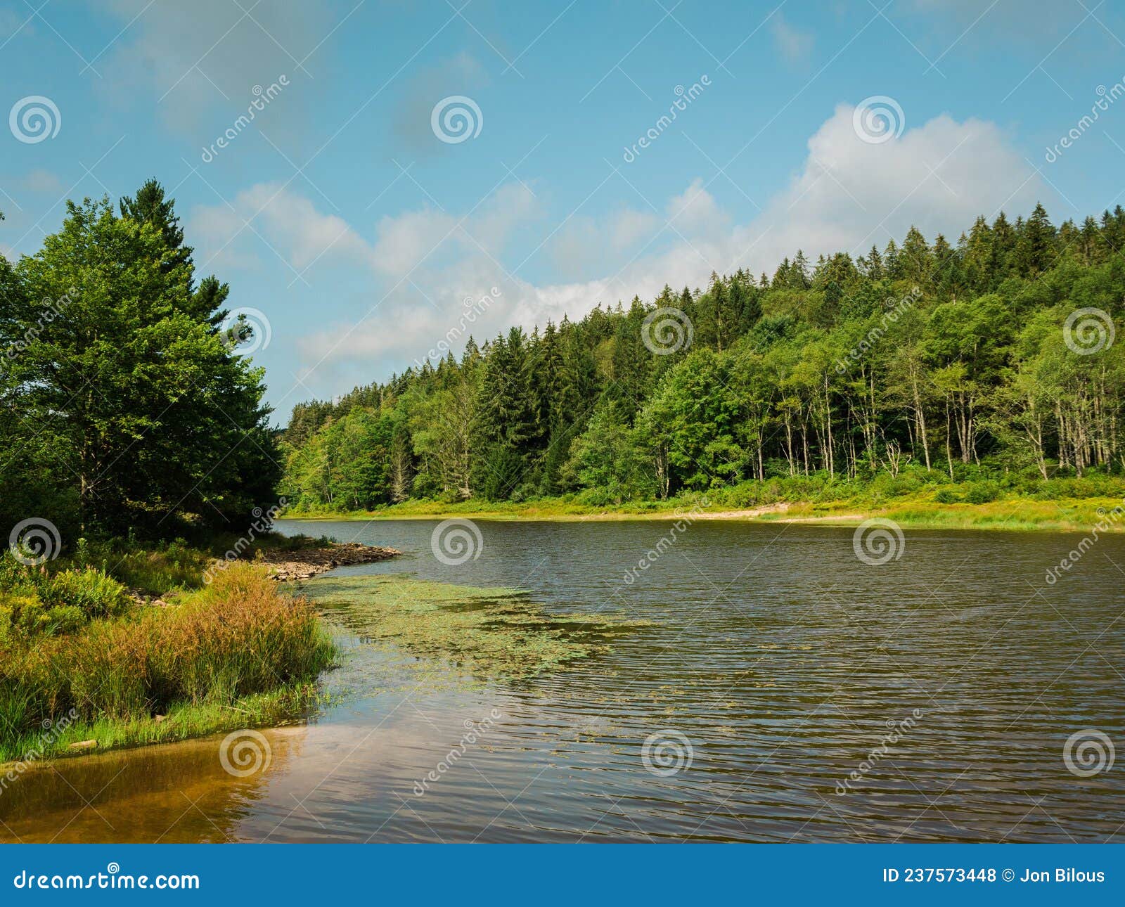 Pendleton Lake, at Blackwater Falls State Park in Davis, West Virginia ...