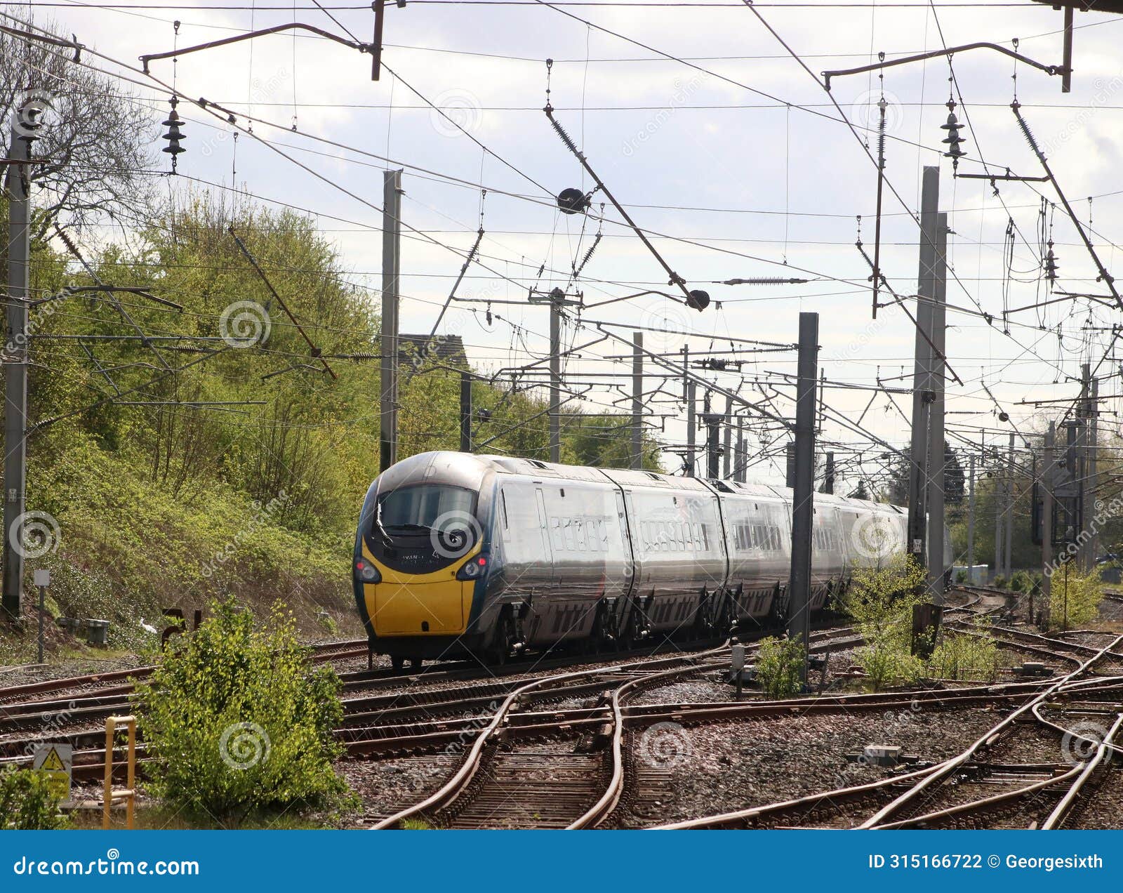 Pendolino Train with Express Passenger Carnforth Editorial Photography ...