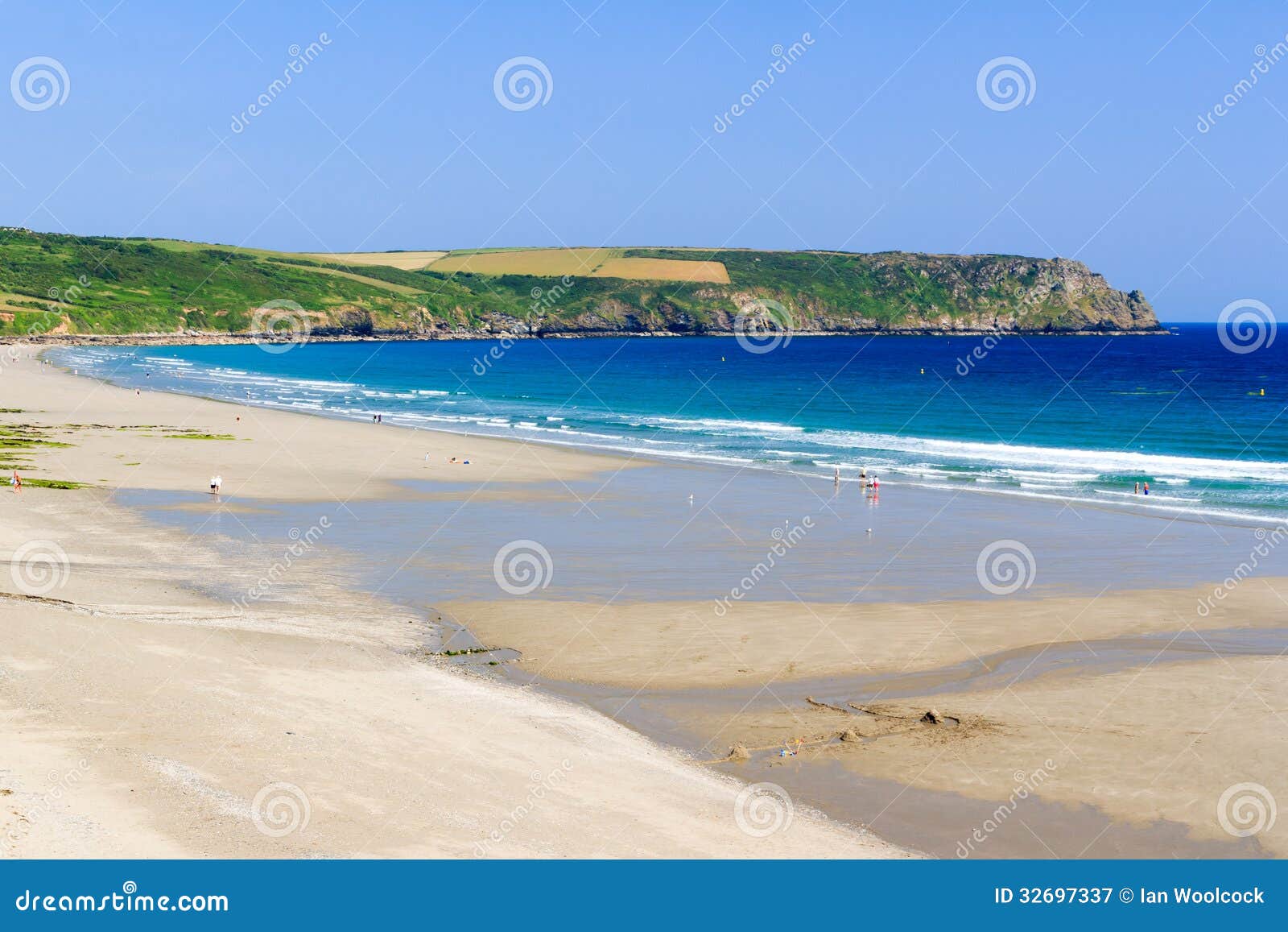 Pendower Beach Cornwall England Editorial Photography - Image of sunny ...