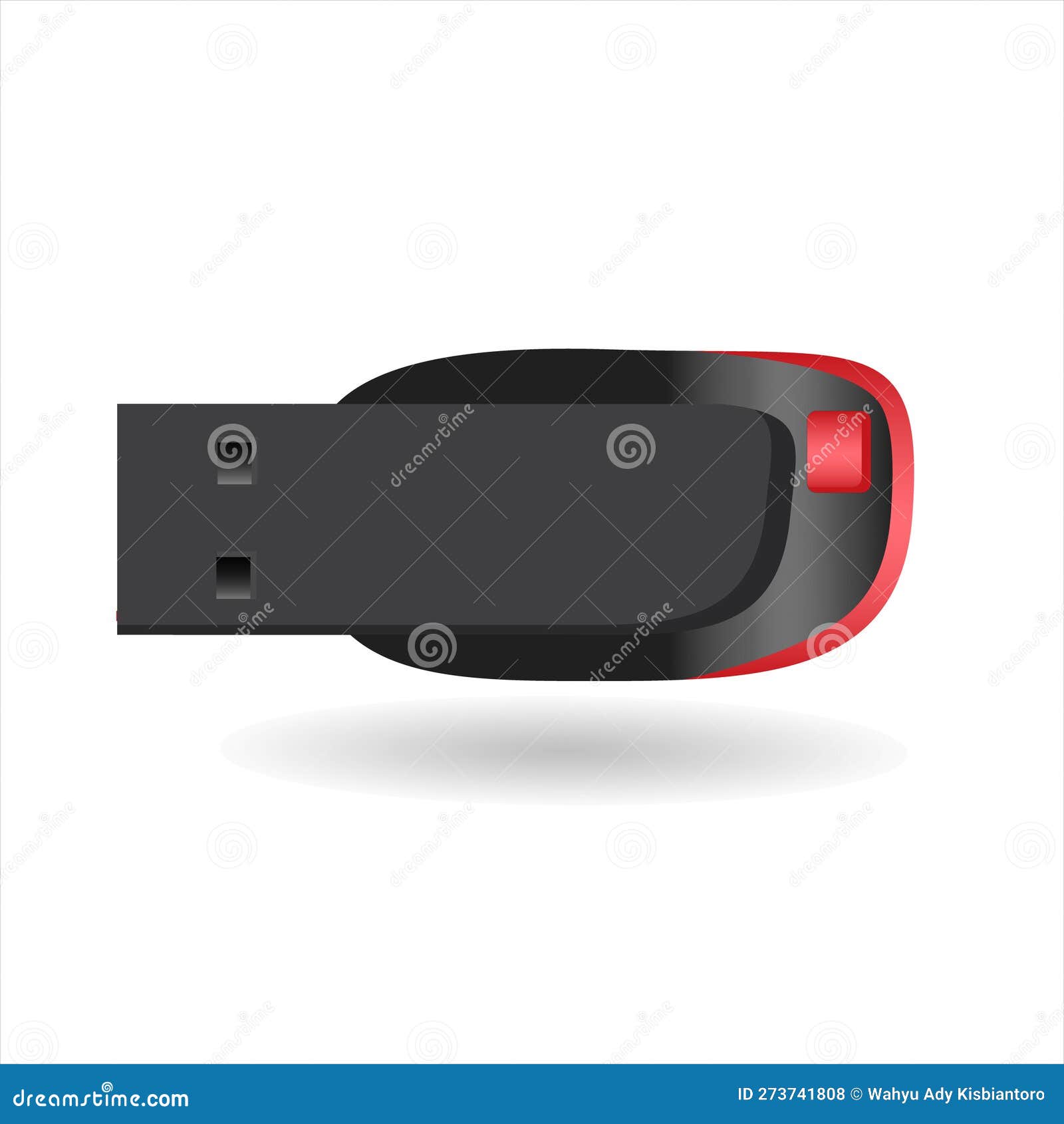 Pendrive or Flashdrive Vector Illustration Stock Photo - Illustration ...