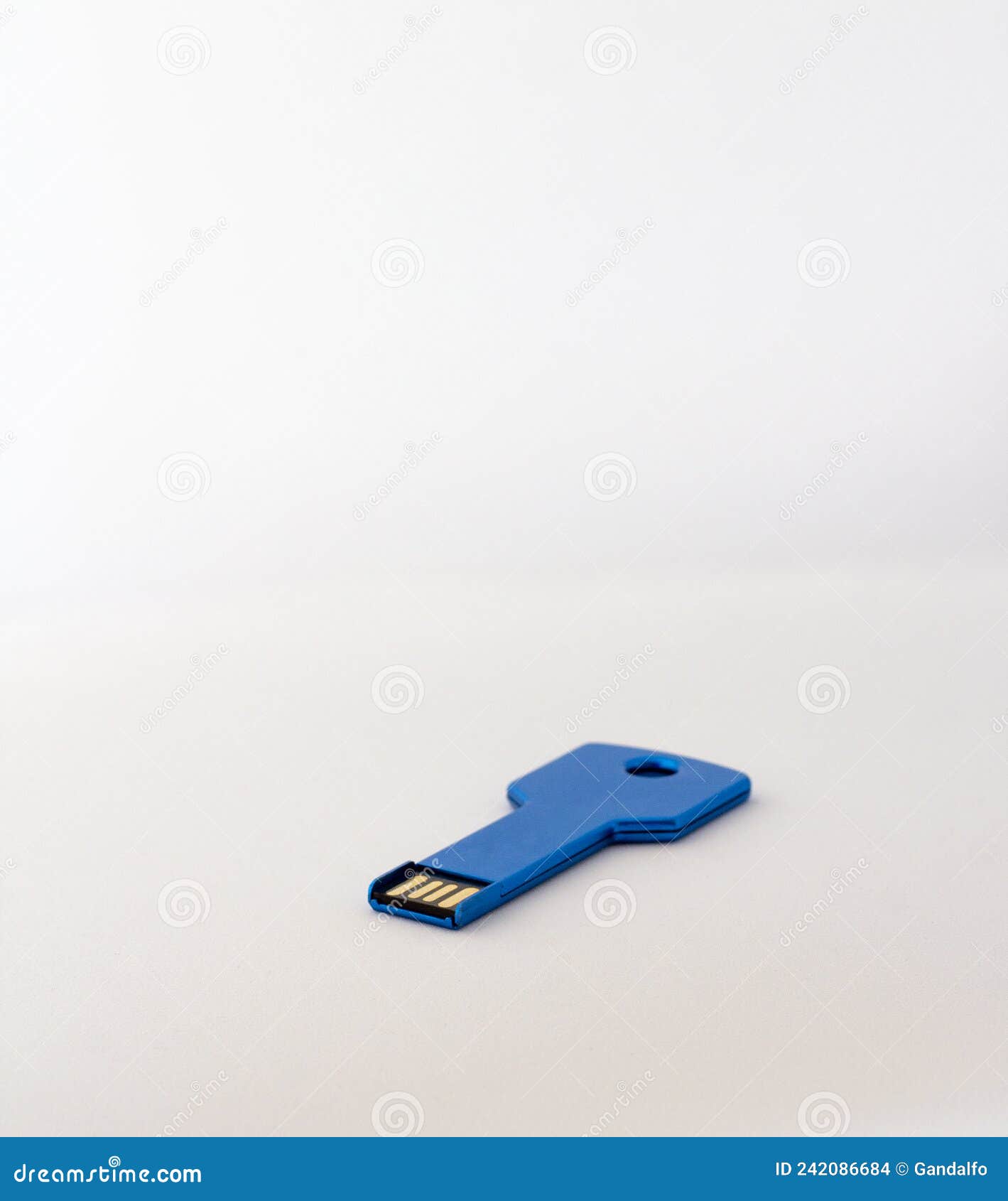 Pendrive Isolated on the White Background Stock Photo - Image of steel ...