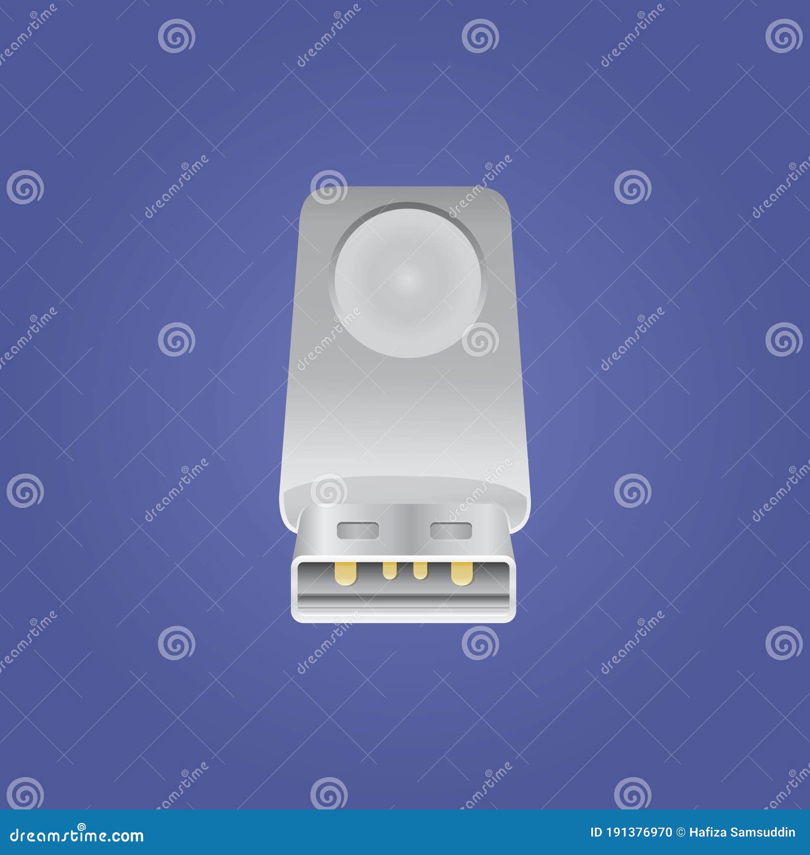 Pendrive. Vector Illustration Decorative Design Stock Vector ...