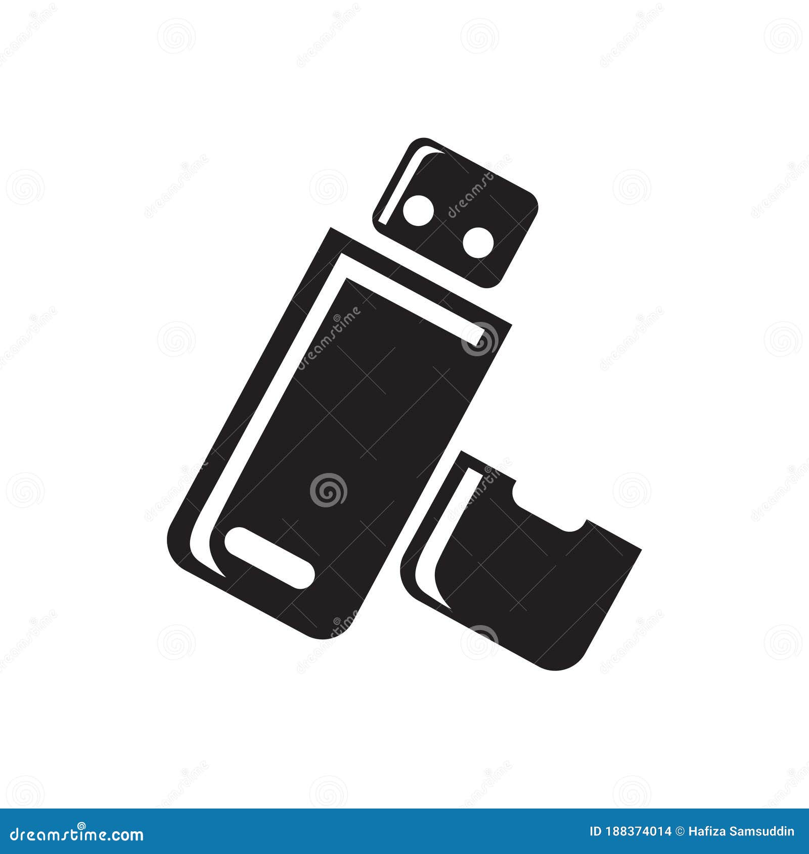 Pendrive. Vector Illustration Decorative Design Stock Vector ...