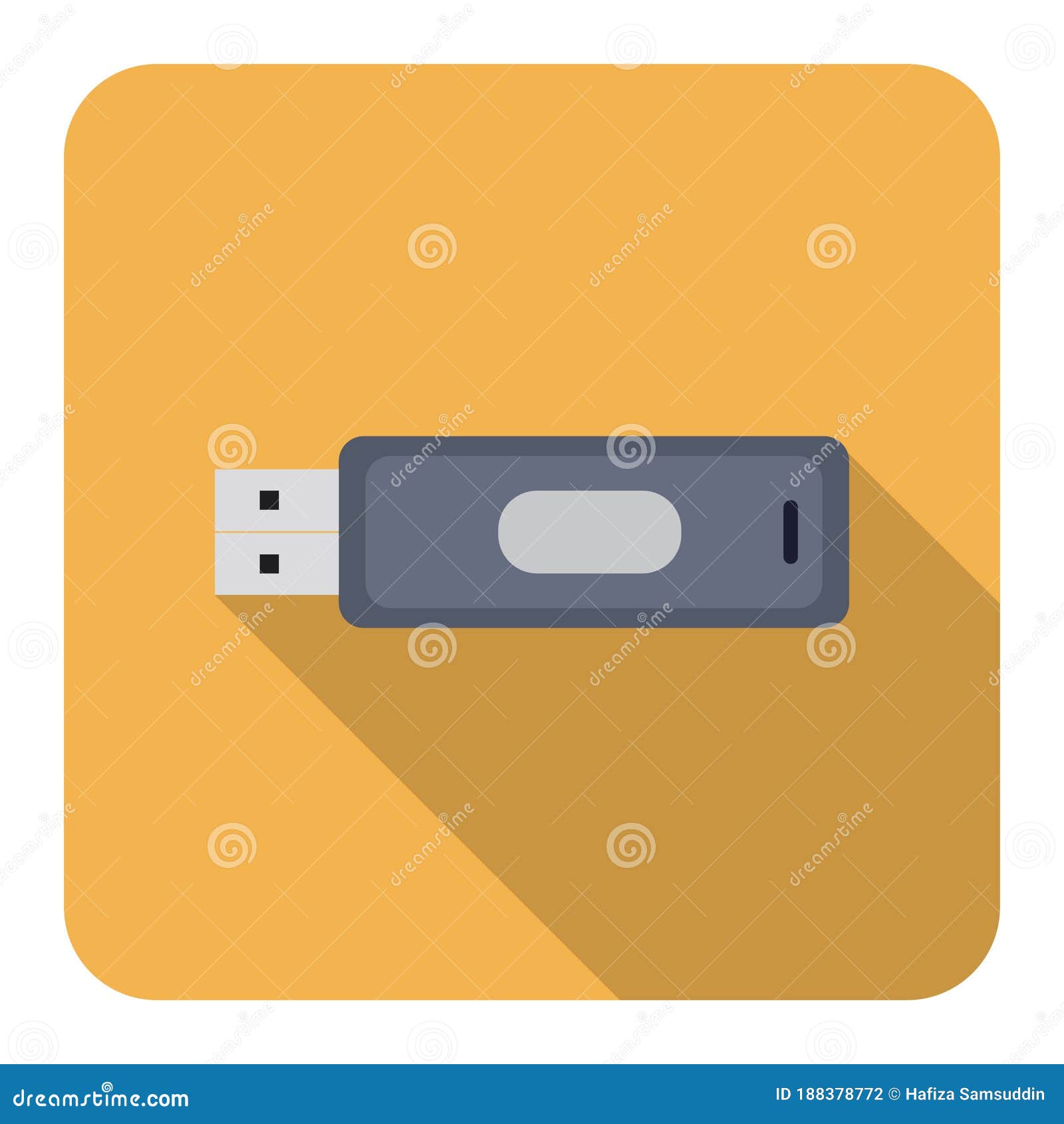 Pendrive. Vector Illustration Decorative Design Stock Vector ...