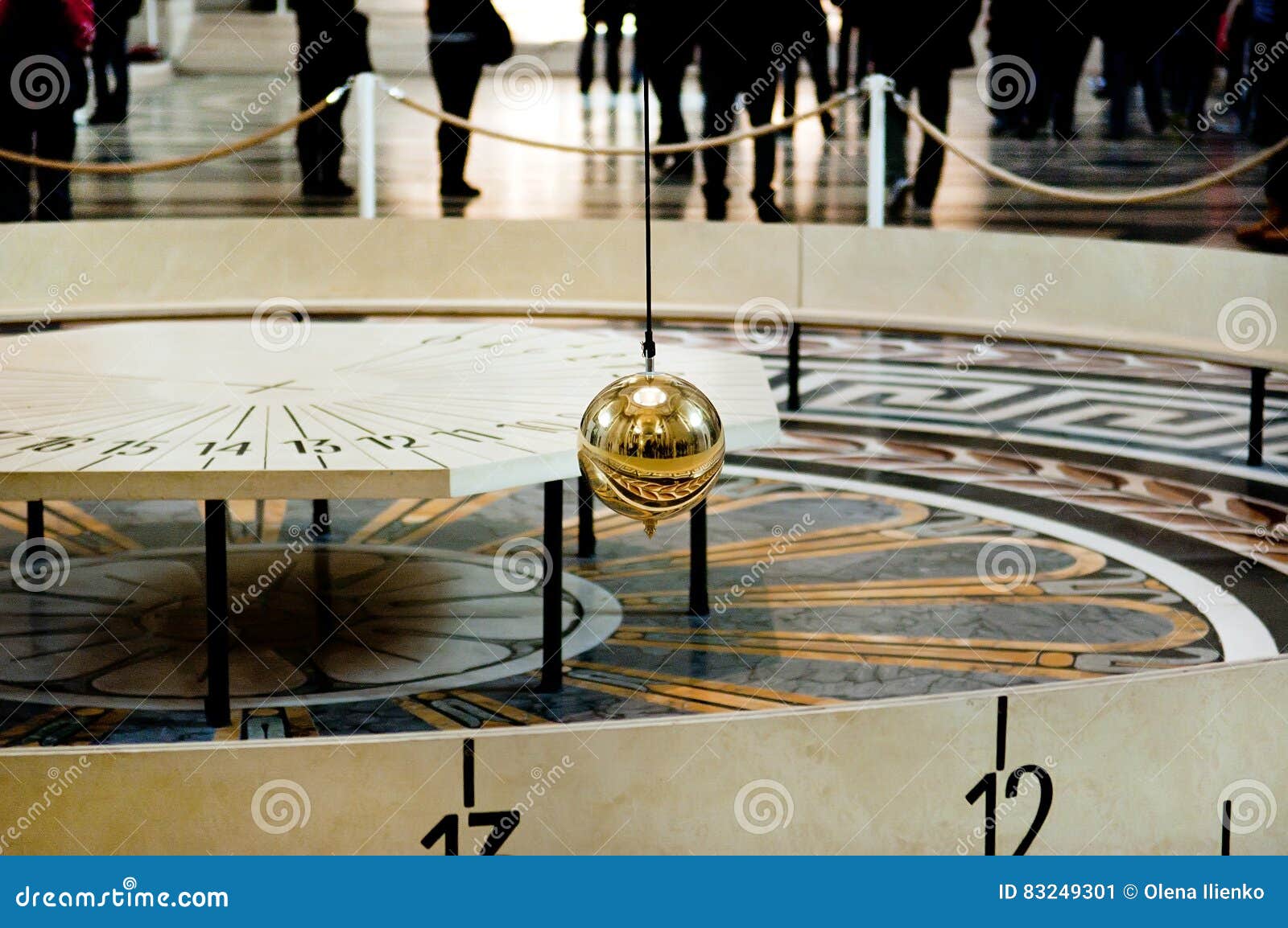 Pendule De Foucault Au Panthéon Photo éditorial - Image du panthéon ...