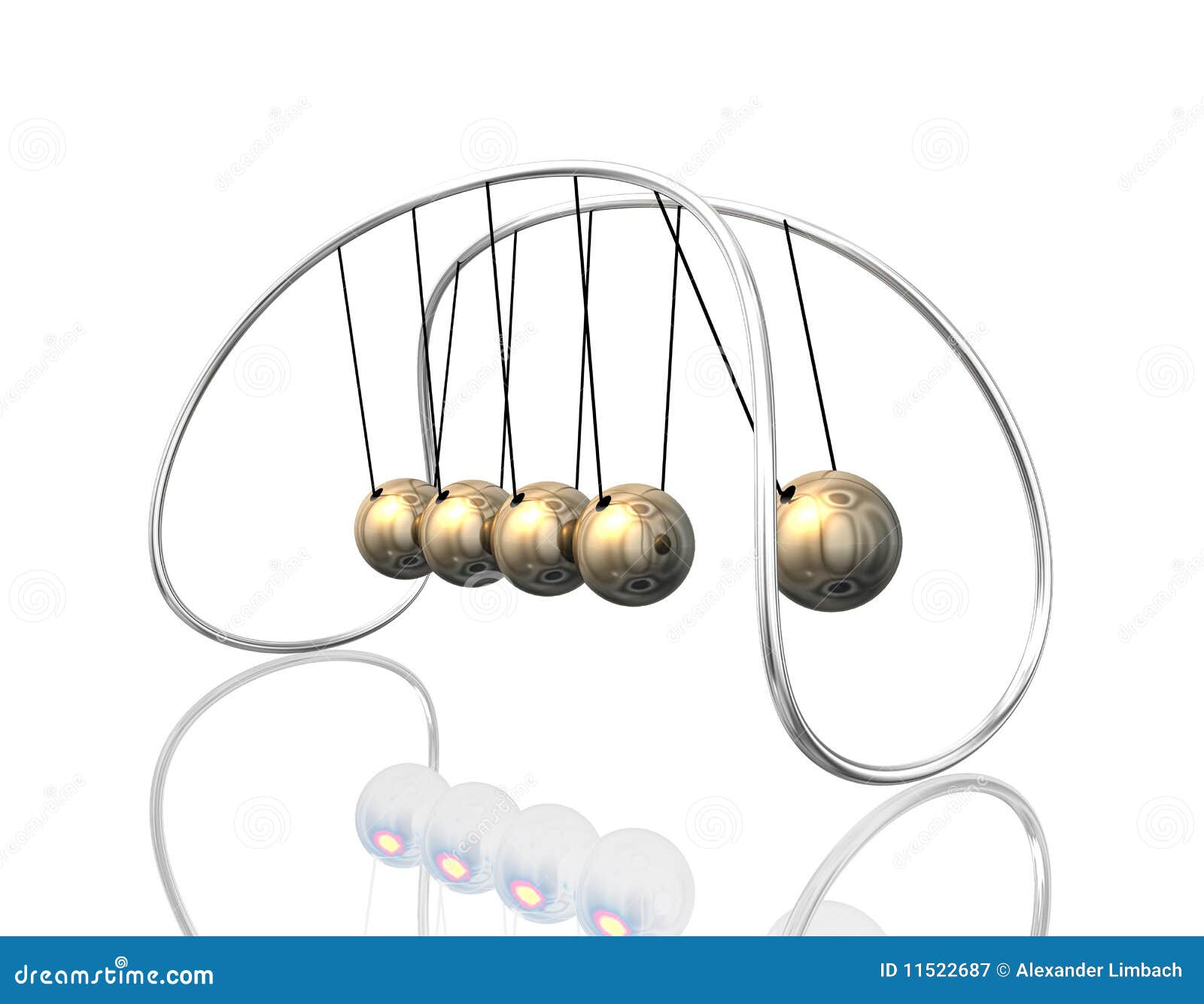 Pendulum 3D stock illustration. Illustration of balance - 11522687