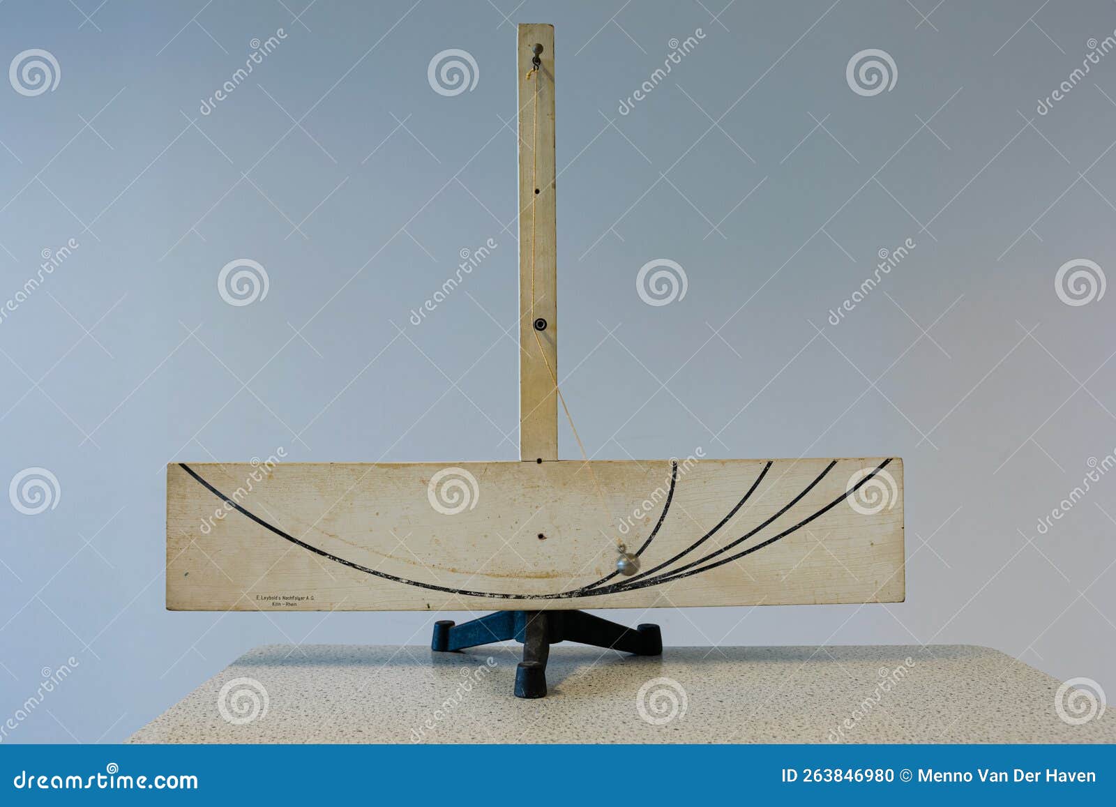 Pendulum Device with Variable Length Stock Photo - Image of indoors ...