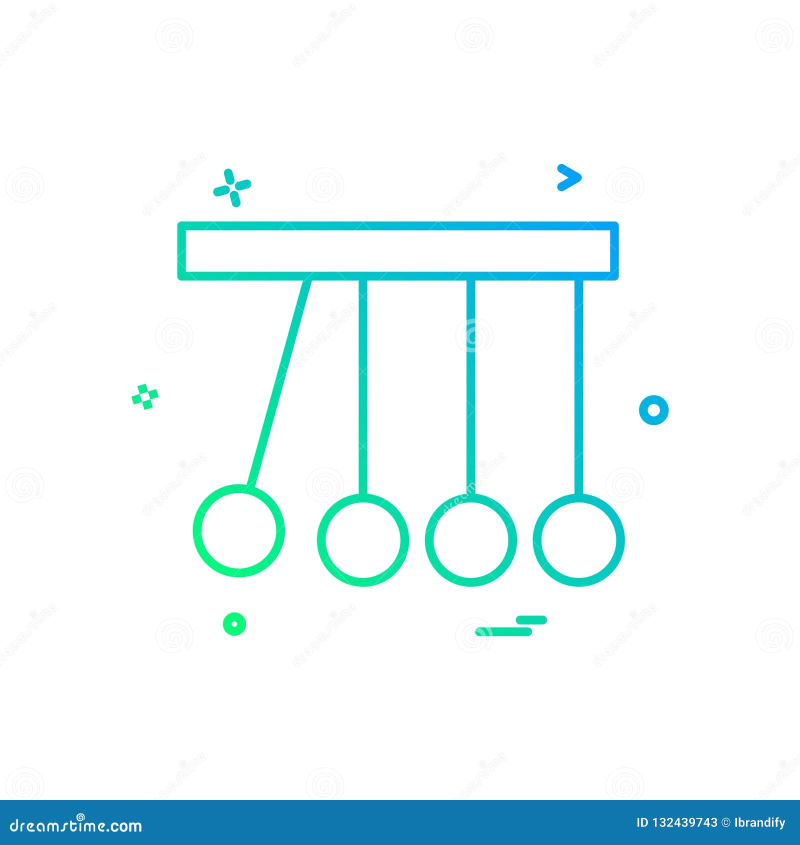 Pendulum Icon Design Vector Stock Vector - Illustration of long ...