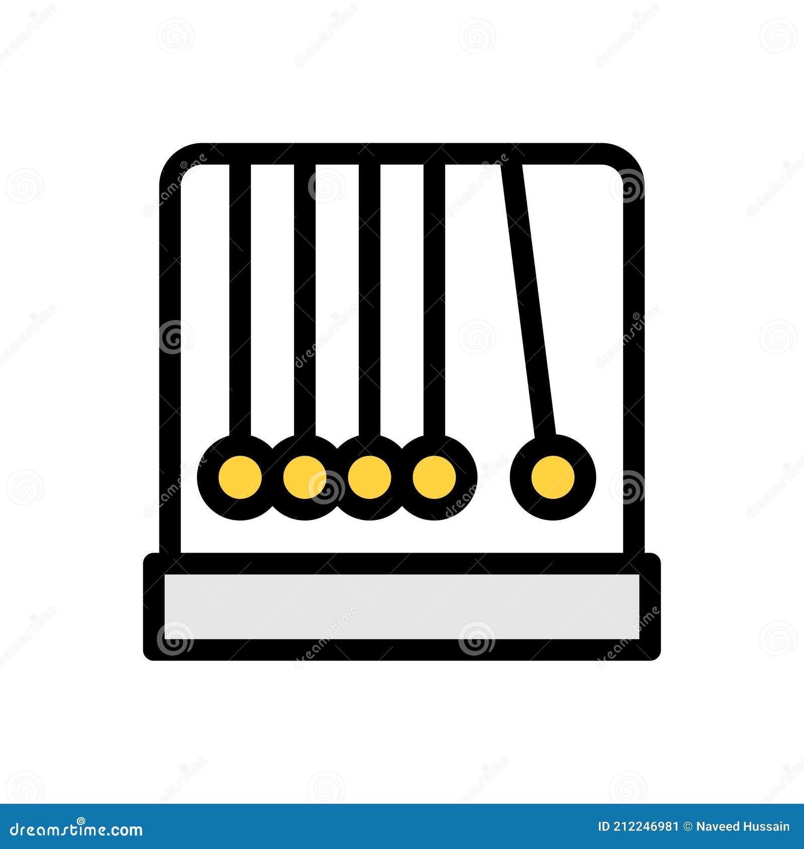 Pendulum stock vector. Illustration of mobile, antistress - 212246981