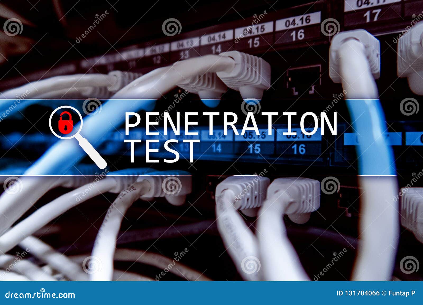 Penetration Test. Cybersecurity and Data Protection Stock Photo - Image ...