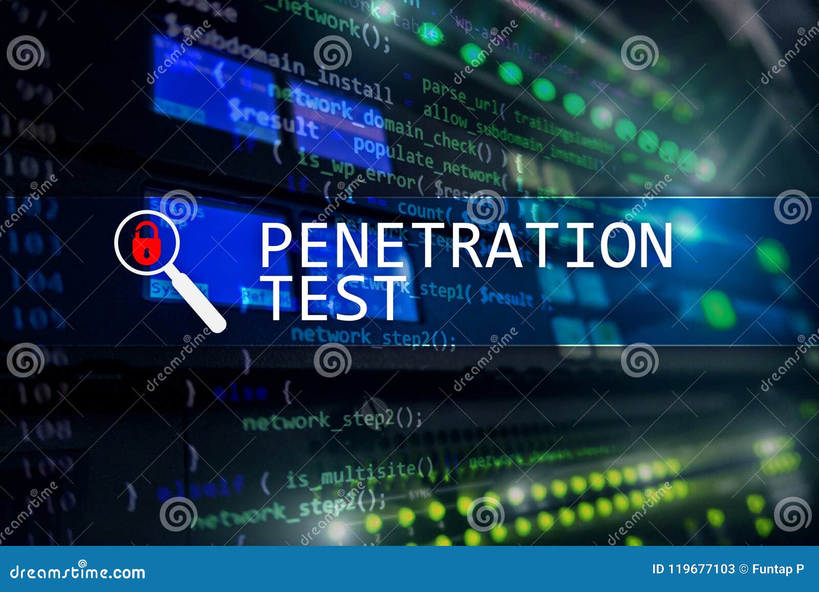 Penetration Test. Cybersecurity And Data Protection. Hacker Attack ...