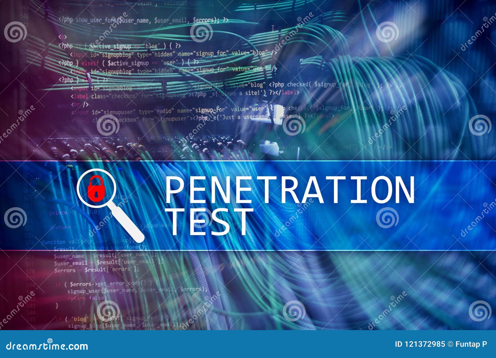 Penetration Test. Cybersecurity And Data Protection. Hacker Attack ...