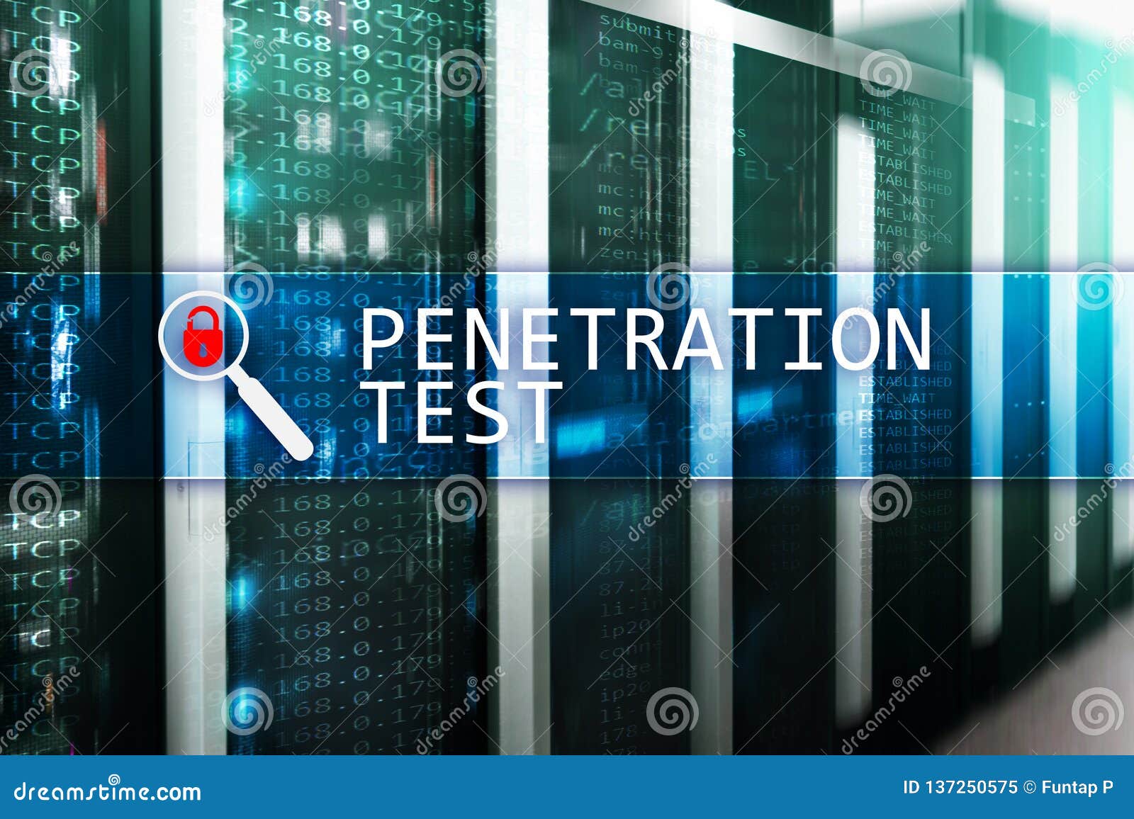 Penetration Test. Cybersecurity And Data Protection. Hacker Attack ...