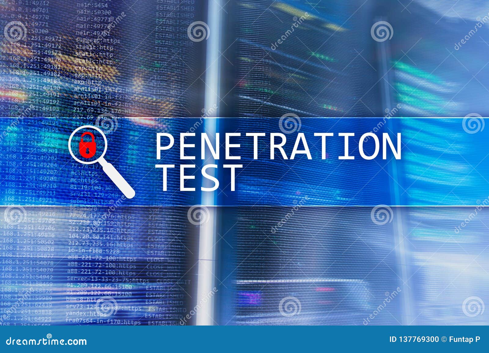 Penetration Test. Cybersecurity And Data Protection. Hacker Attack ...