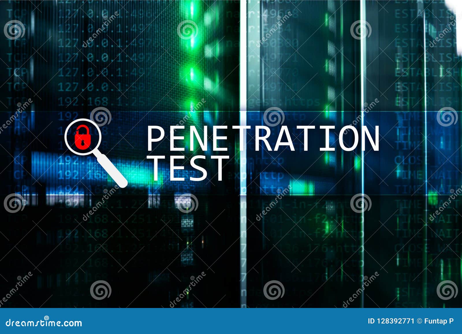 Penetration Test. Cybersecurity And Data Protection. Hacker Attack ...