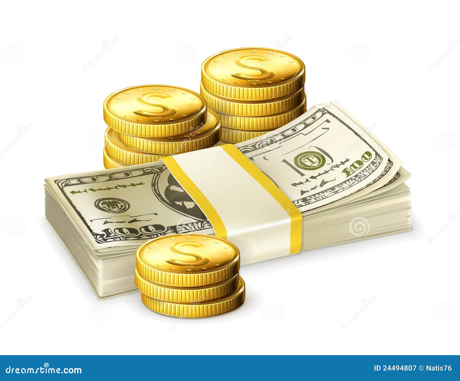 Pengar vektor illustrationer. Illustration av investering - 24494807