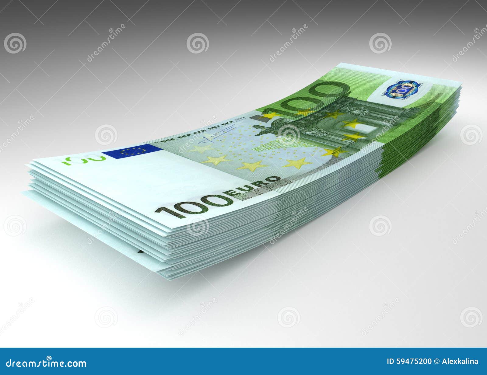 Pengar - Bunt Av Eurosedlar Stock Illustrationer - Illustration av ...