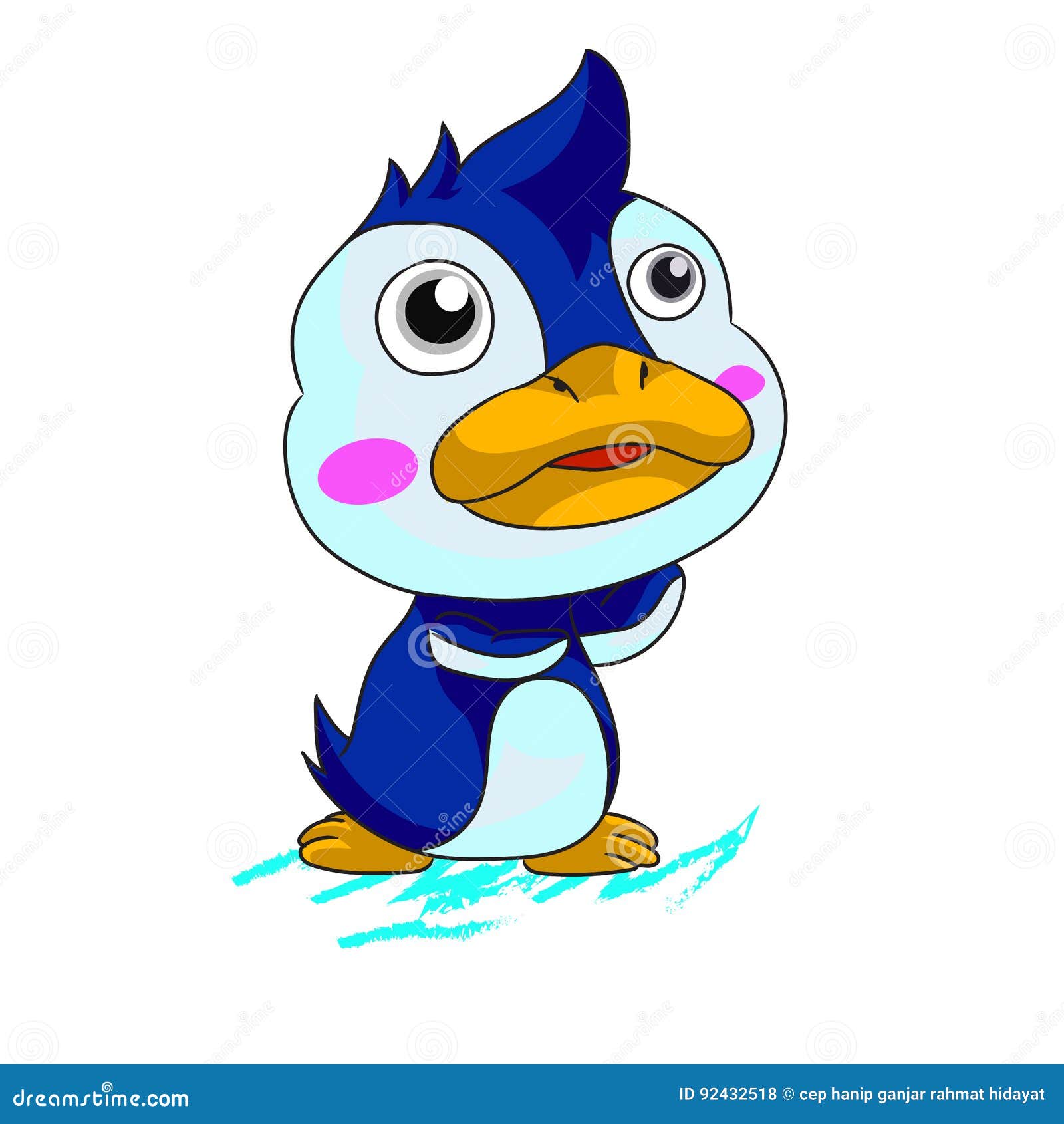 Pengi stock illustration. Illustration of chibi, little - 92432518
