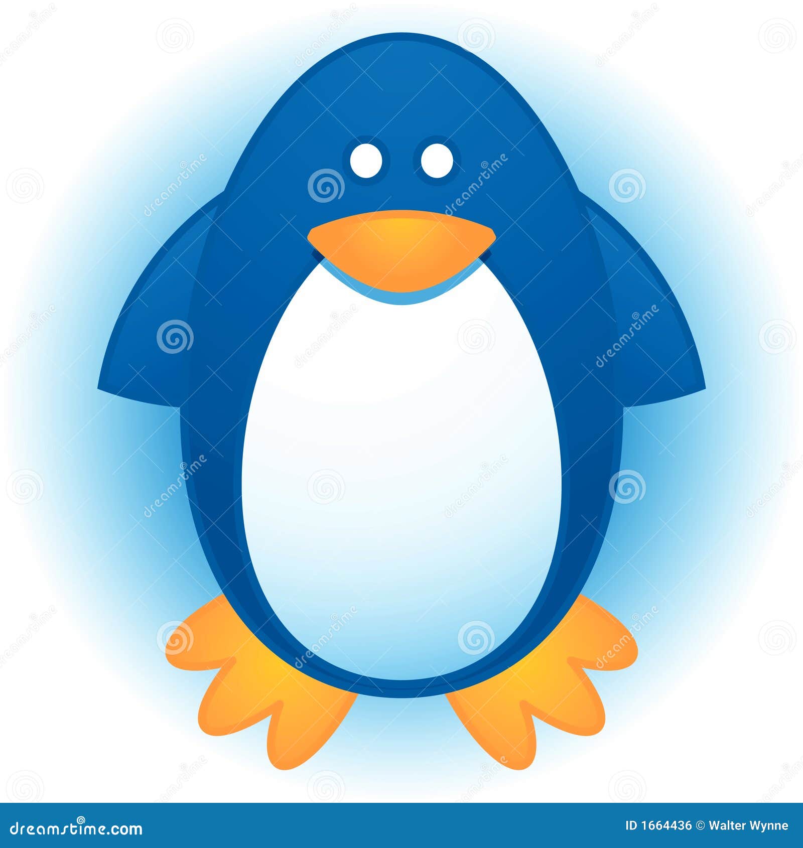 Penguin stock illustration. Illustration of cute, cartoon - 1664436