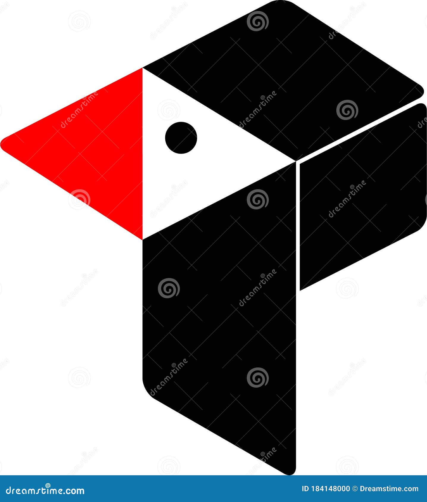 Penguin Animal Company Logo Vector Template Stock Vector - Illustration ...