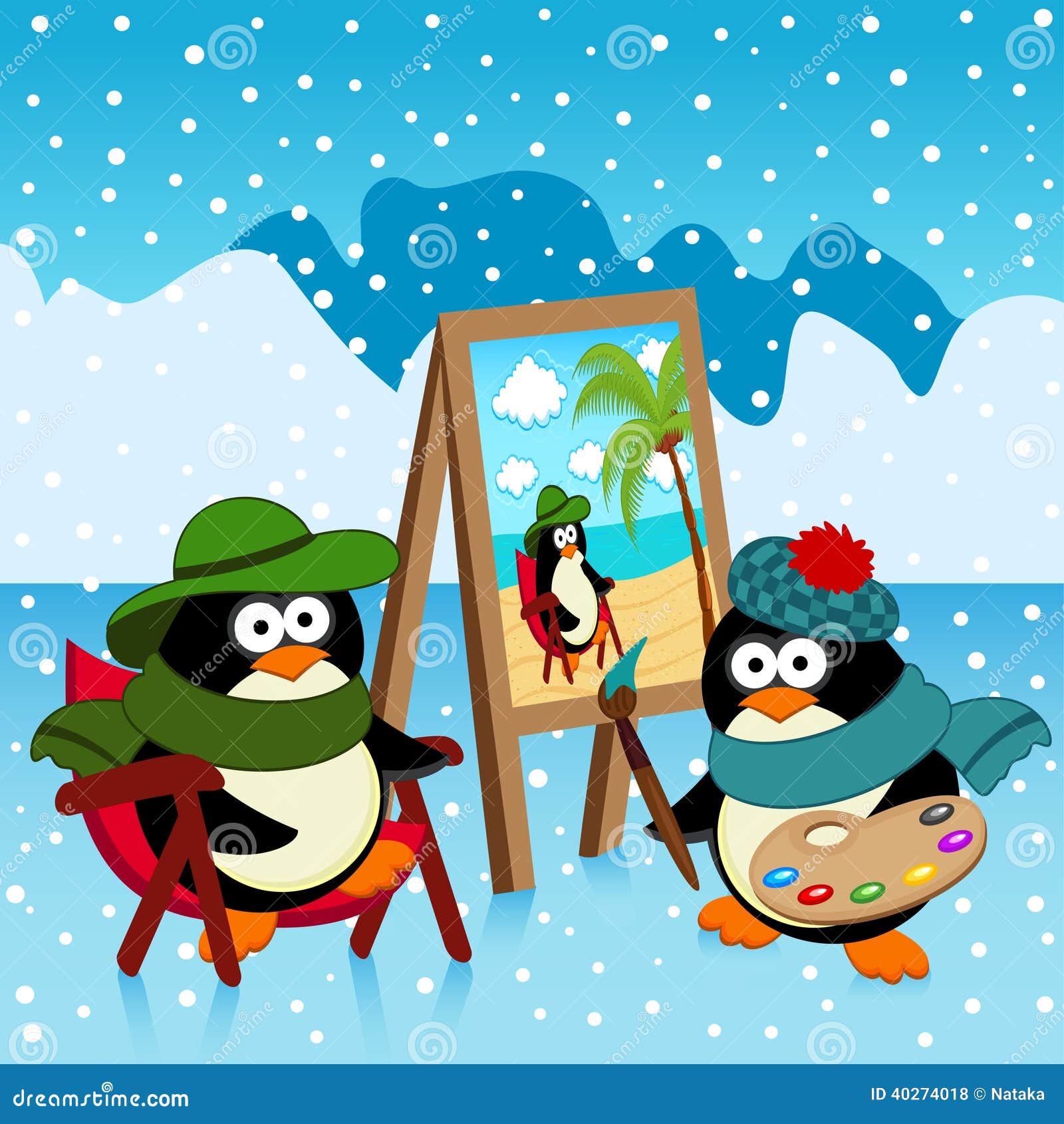 Fantasy Penguin Stock Illustrations – 559 Fantasy Penguin Stock ...