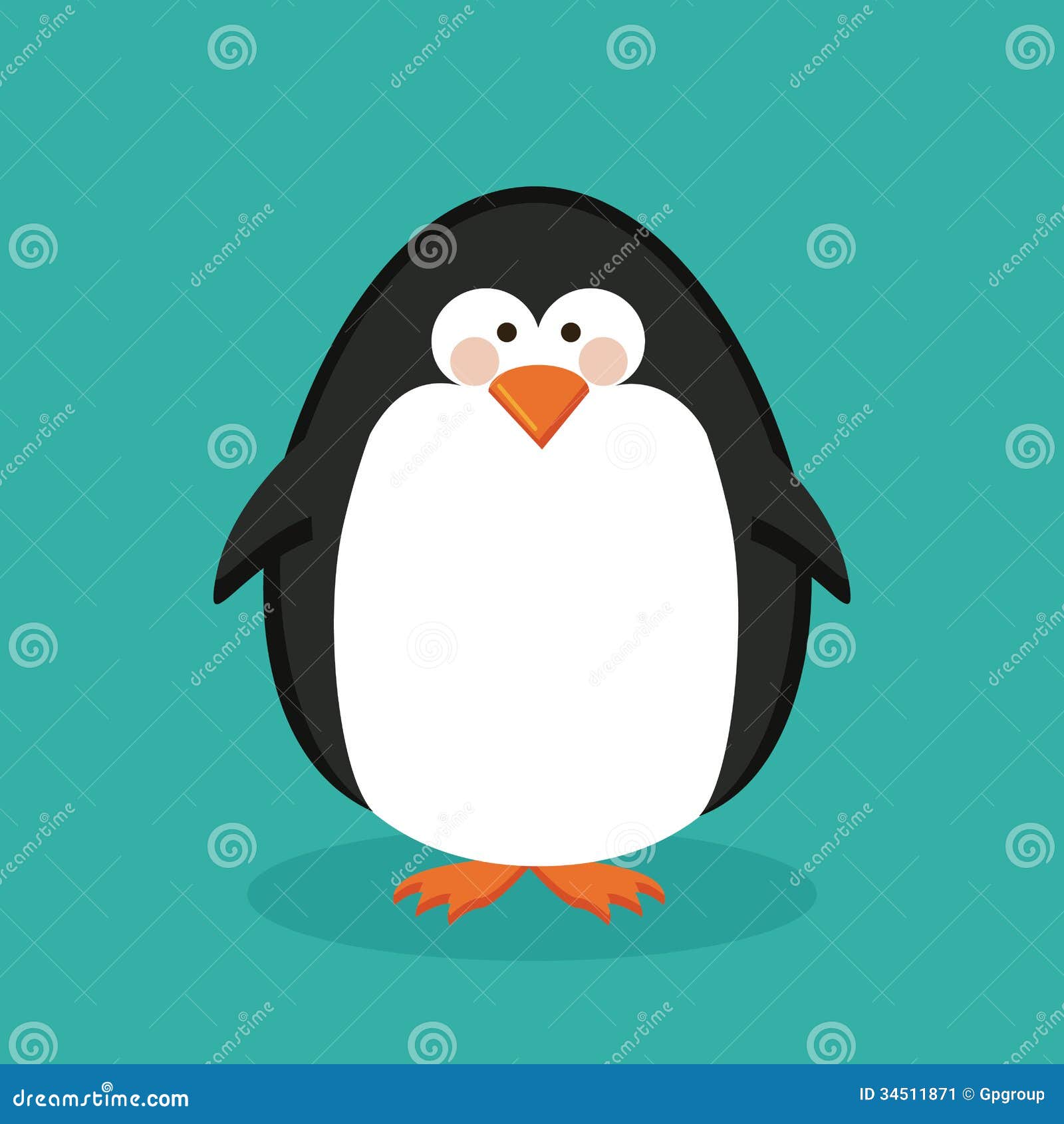 Penguin design stock illustration. Illustration of cold - 34511871
