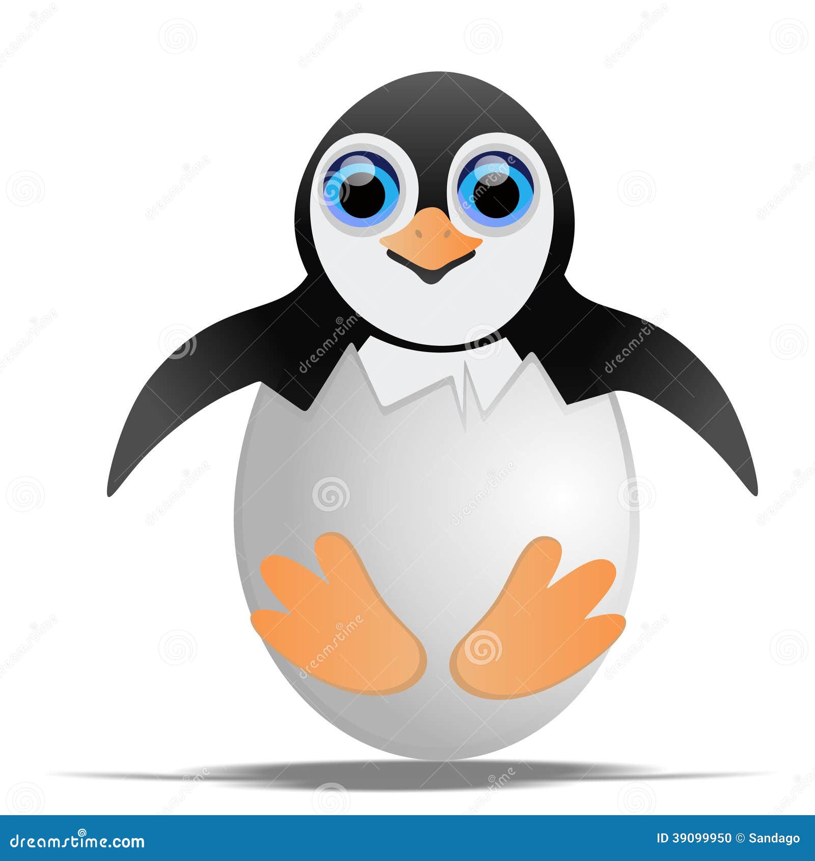 Penguin in egg shell stock vector. Illustration of birth - 39099950 Penguin in egg shell stock vector. Illustration of birth - 39099950