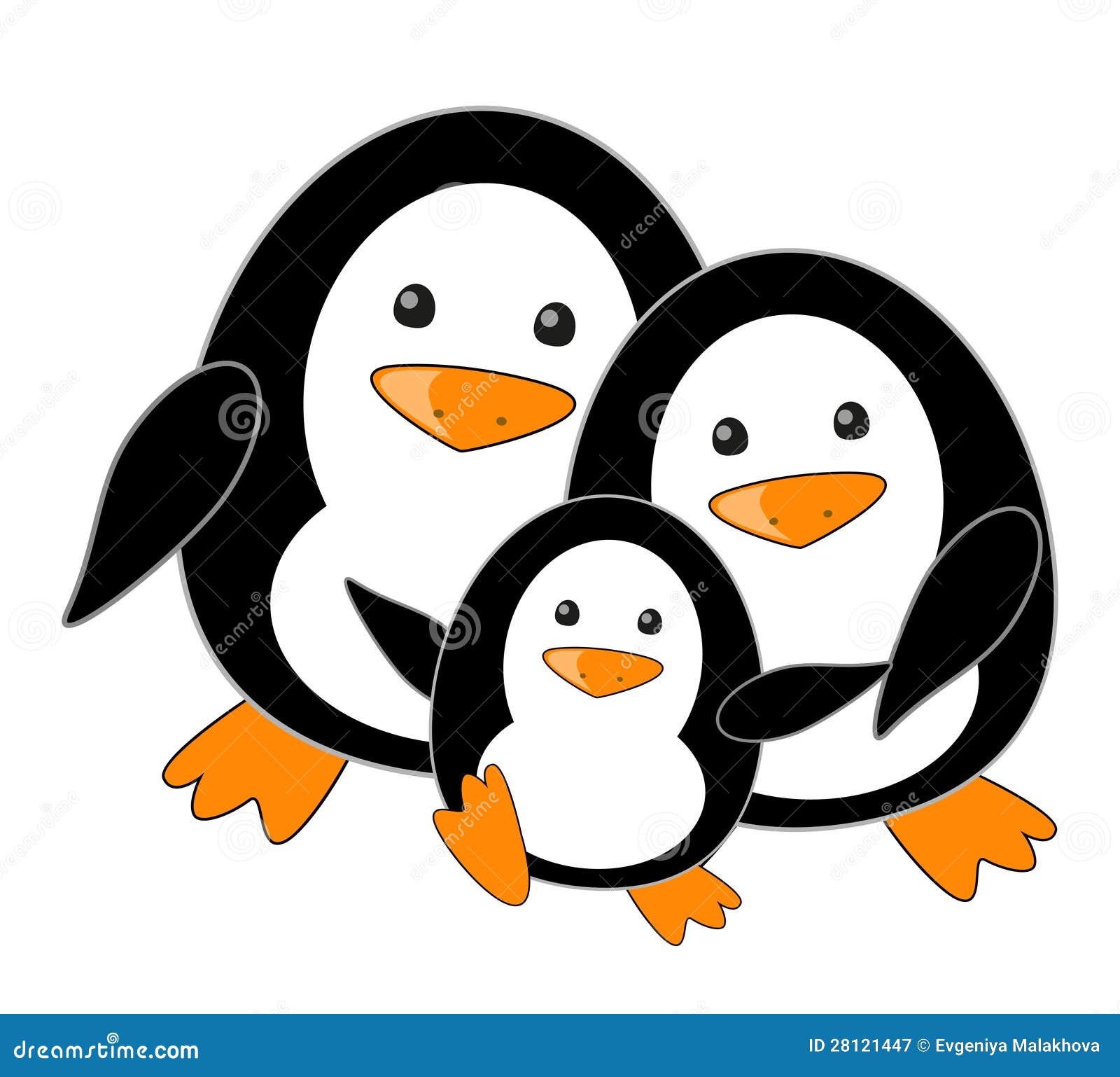 Penguin Family Stock Photo | CartoonDealer.com #319020