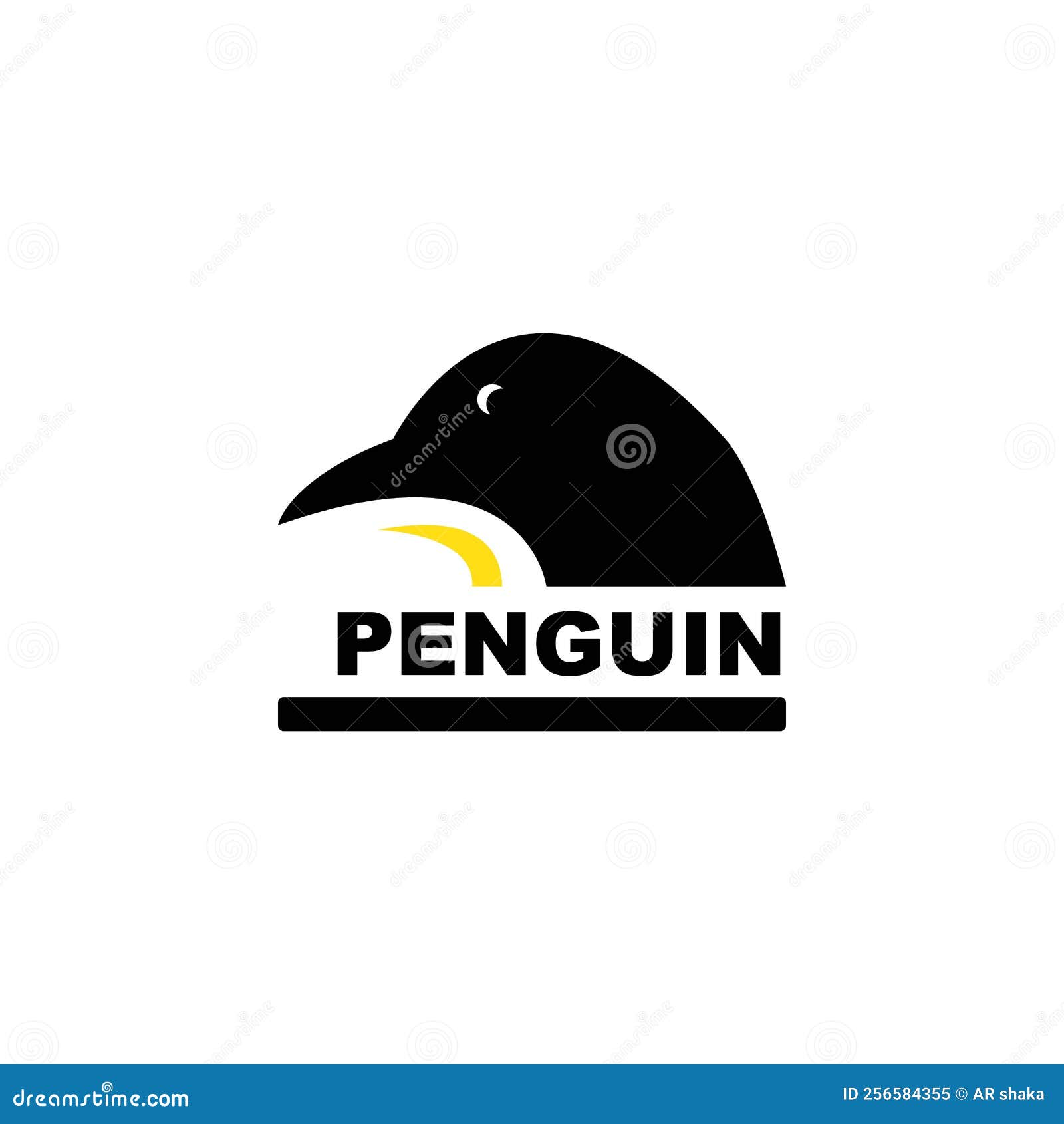 Penguin Icon Logo Vector Design Stock Vector - Illustration of element ...
