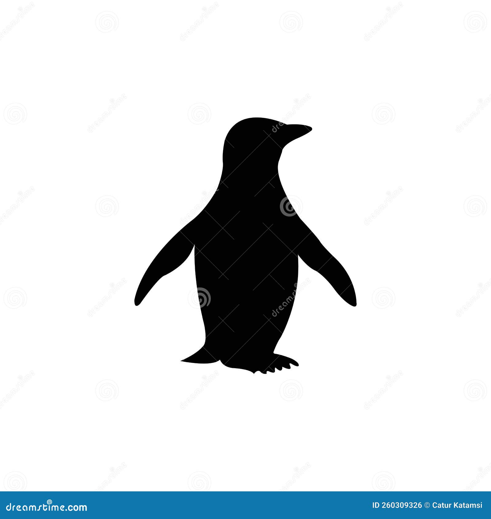 Penguin icon logo vector stock illustration. Illustration of bird ...