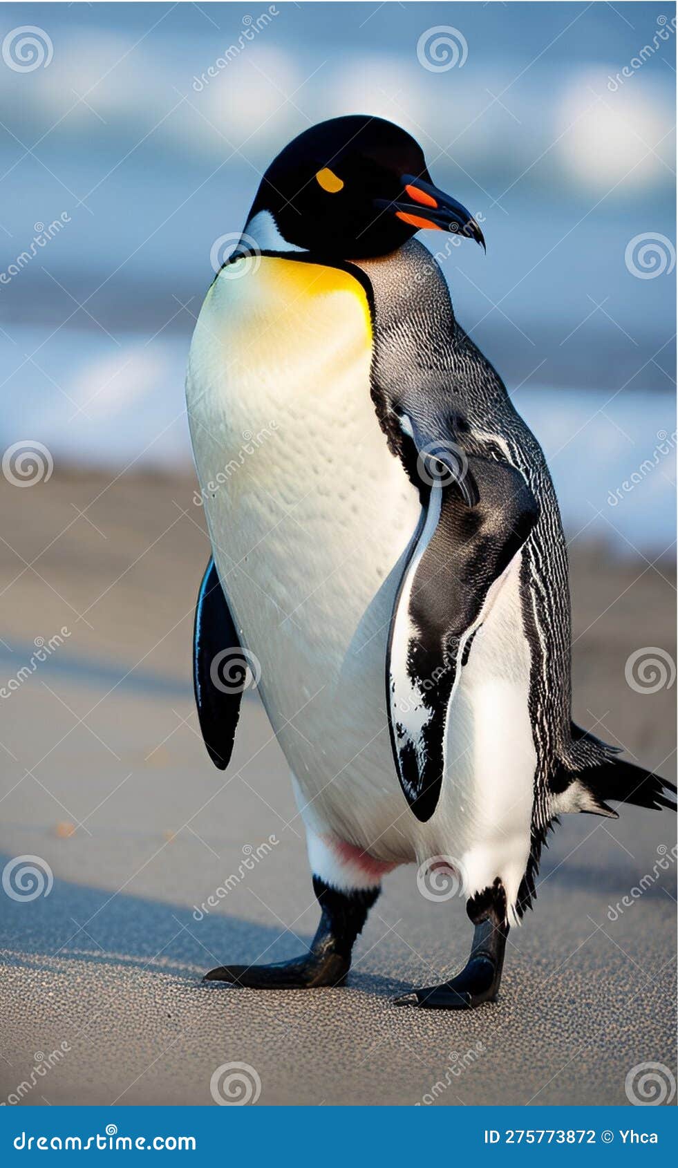 Penguin Illustration Artificial Intelligence Artwork Generated Stock ...