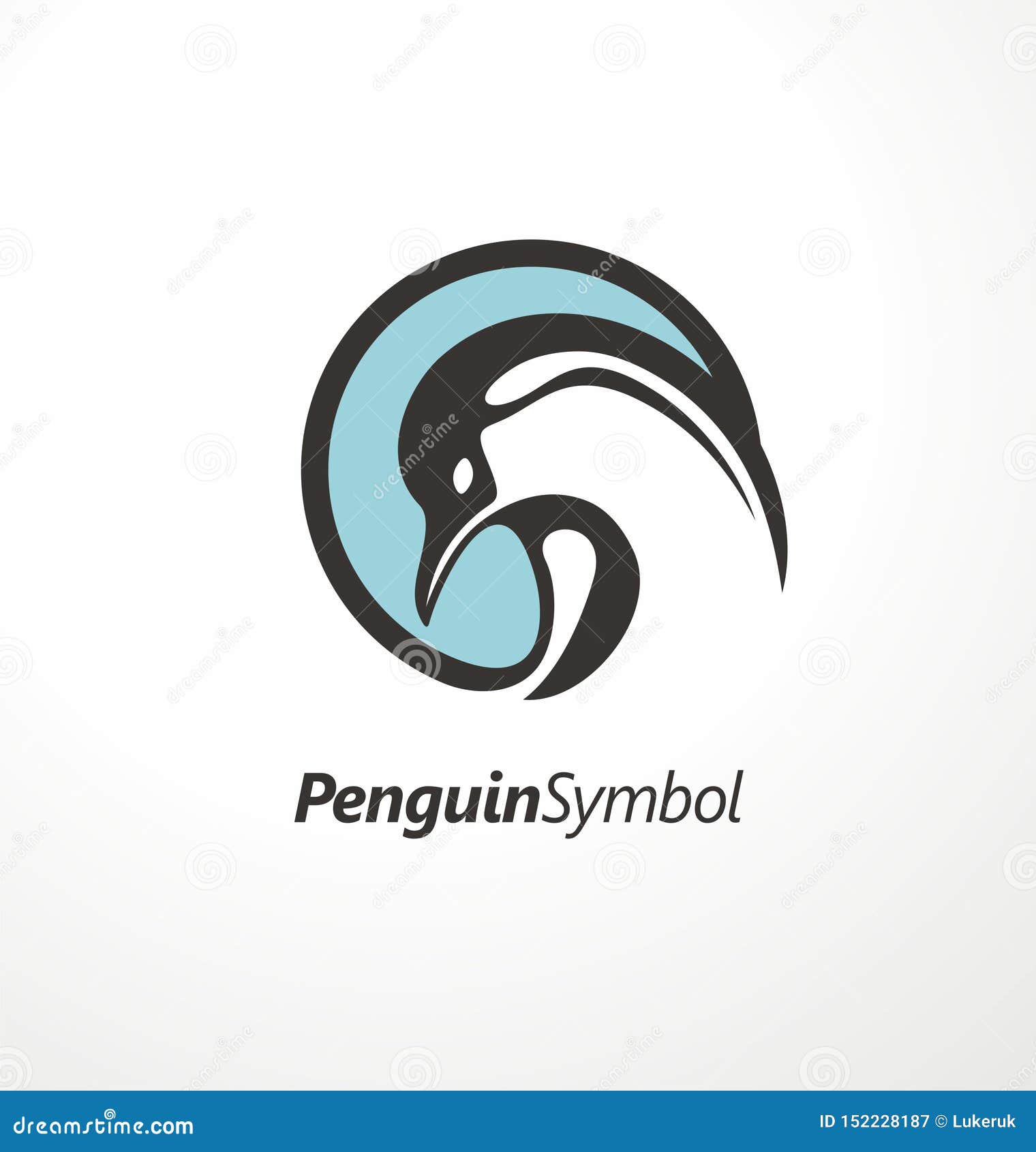Penguin logo design stock vector. Illustration of creative - 152228187