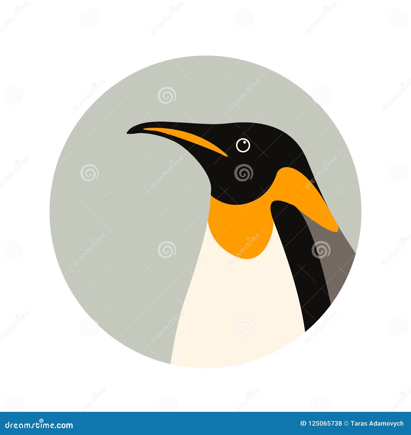 Penguin Profile Side Vector Illustration Flat Style Stock Vector ... Penguin Profile Side Vector Illustration Flat Style Stock Vector ...